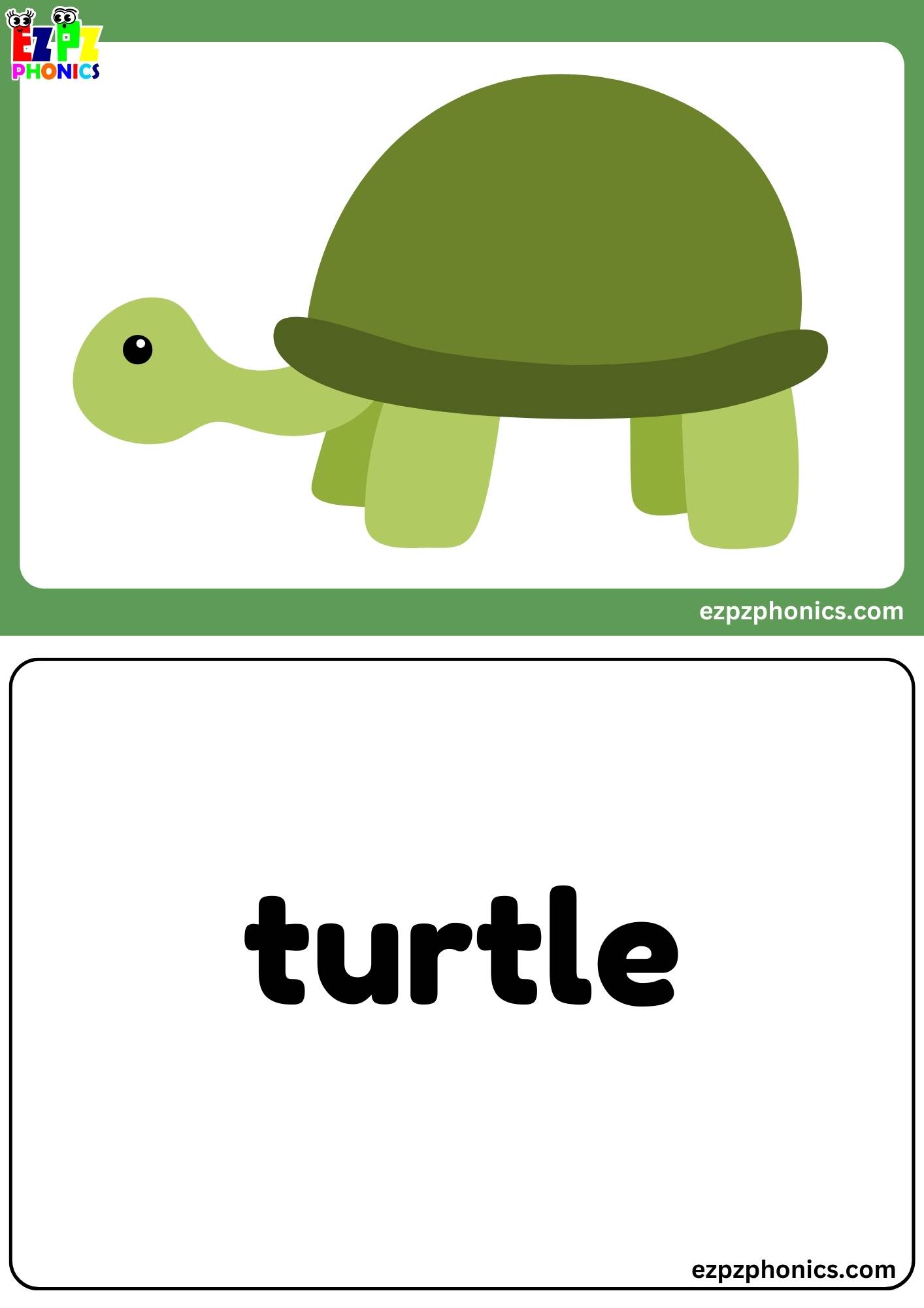 Letter T Free Kindergarten Phonics Alphabet Letter Sounds Flashcards ...