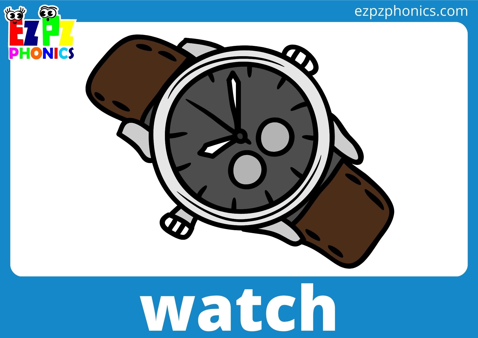 W Beginning Sound Flashcards - ezpzphonics.com