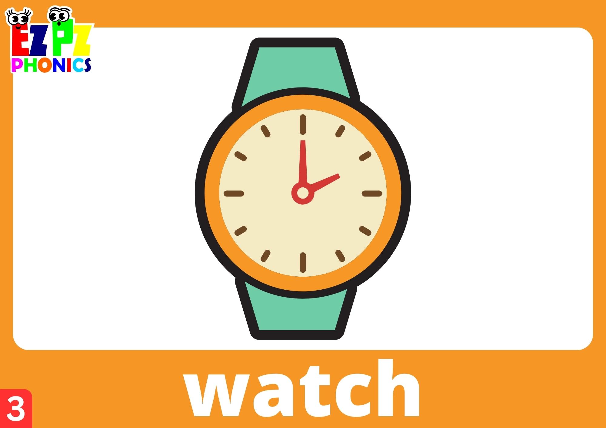 Letter Ww Flashcards with Words Group 3 PDF Download - ezpzphonics.com