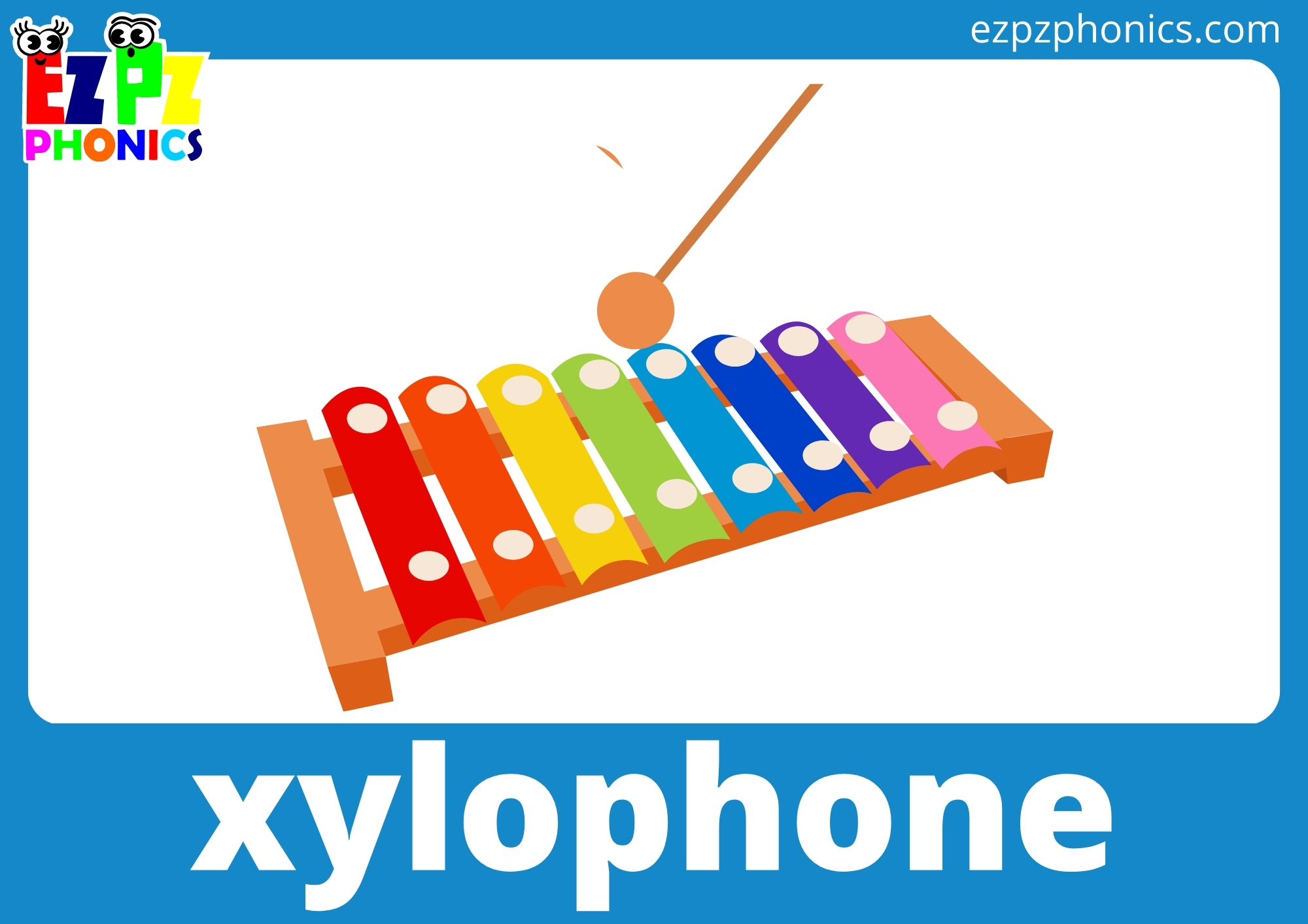 X Beginning Sound Flashcards - ezpzphonics.com