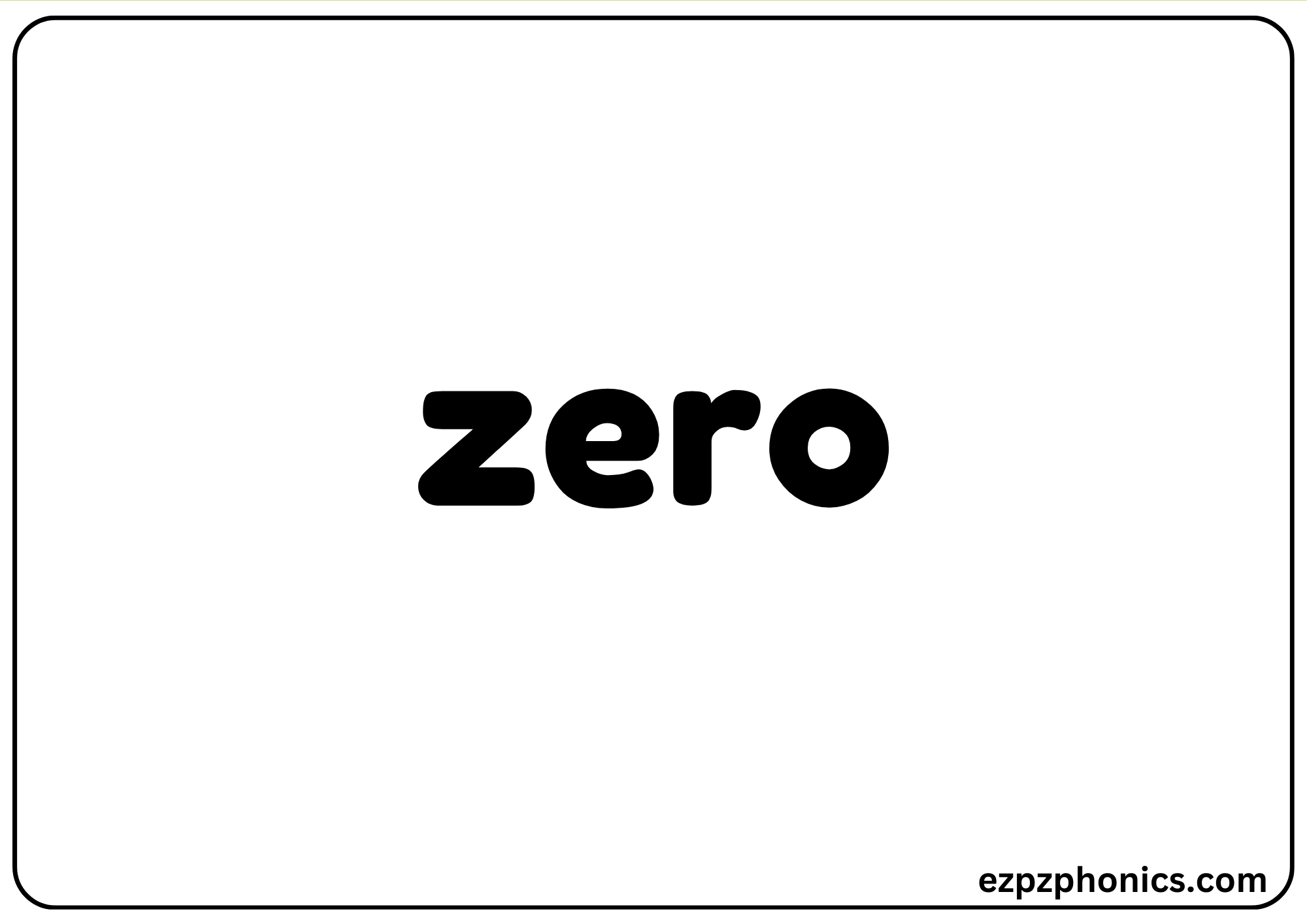 Letter Z Free Kindergarten Phonics Alphabet Letter Sounds Flashcards ...