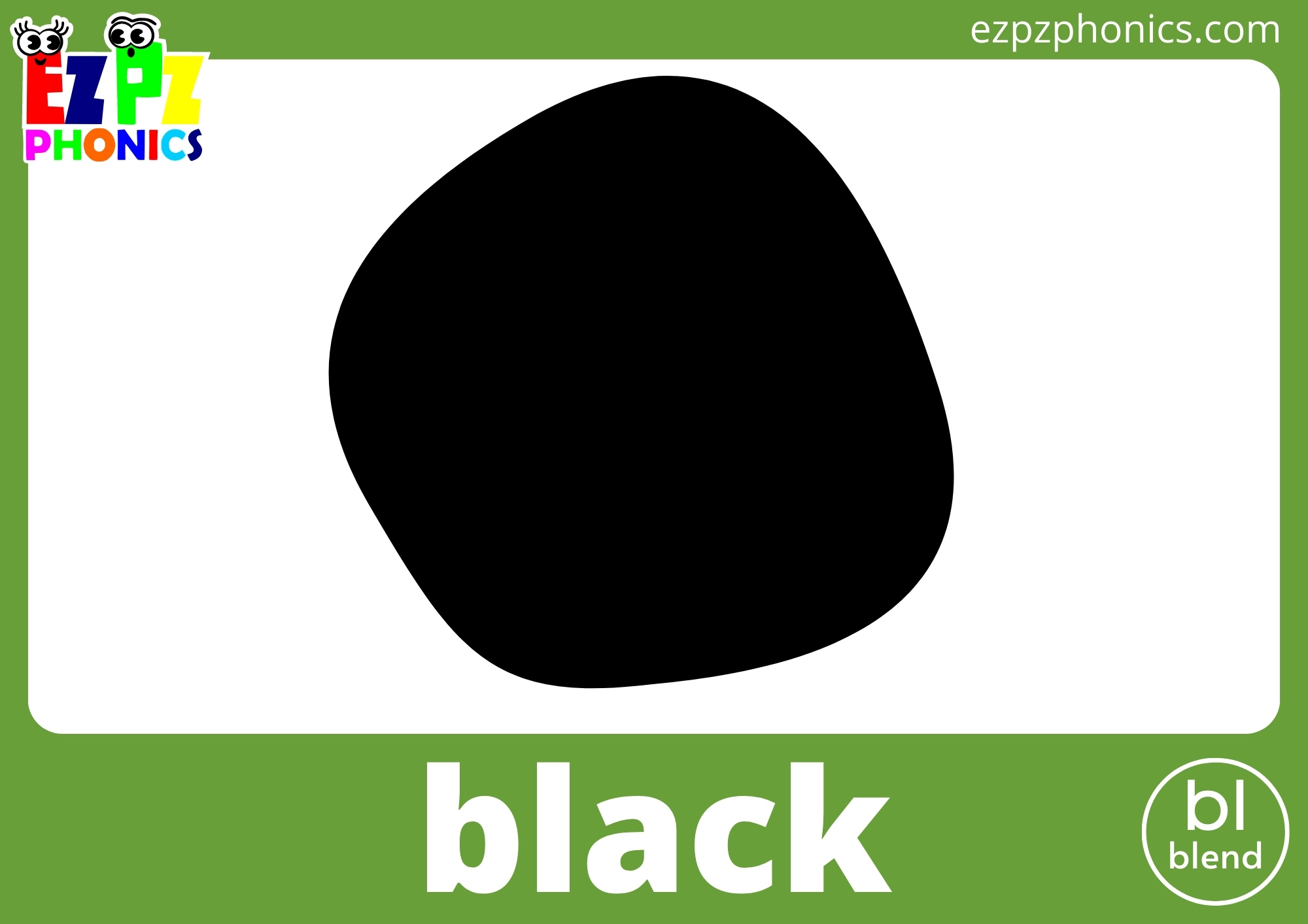 BL Blends Phonics Flashcards with Images and Words Download Free ...