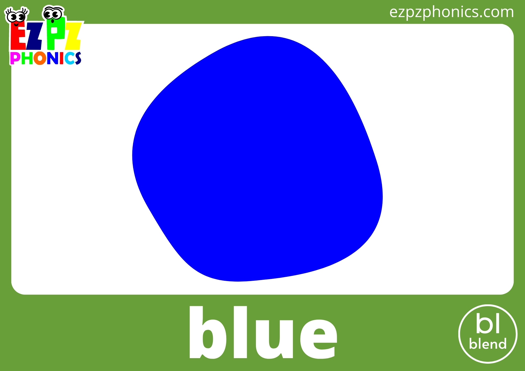 BL Blends Phonics Flashcards with Images and Words Download Free ...