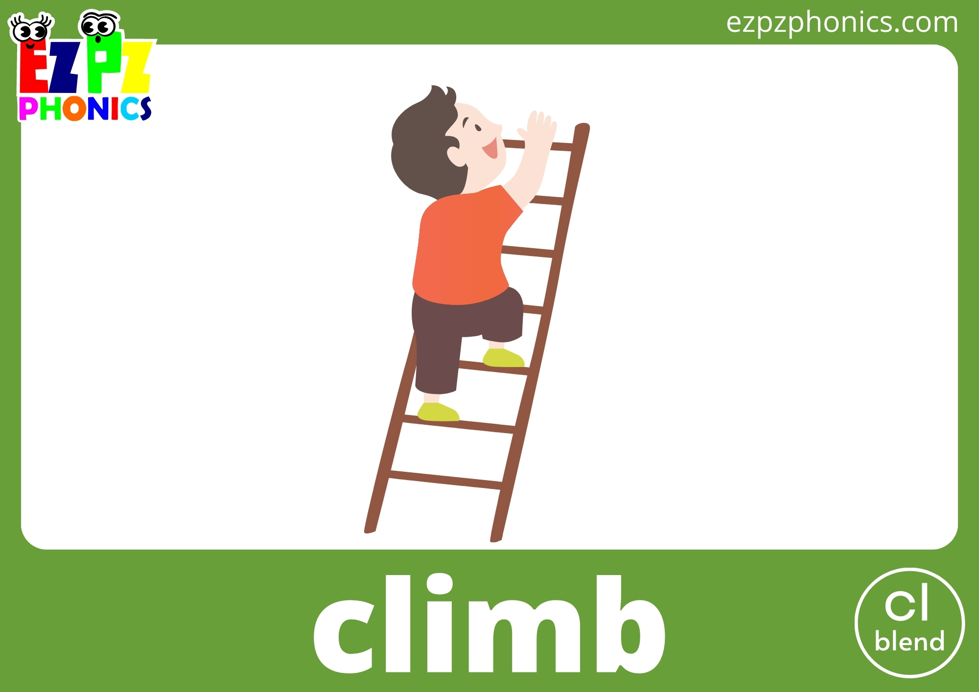 CL Blends Phonics Flashcards with Images and Words Download Free ...