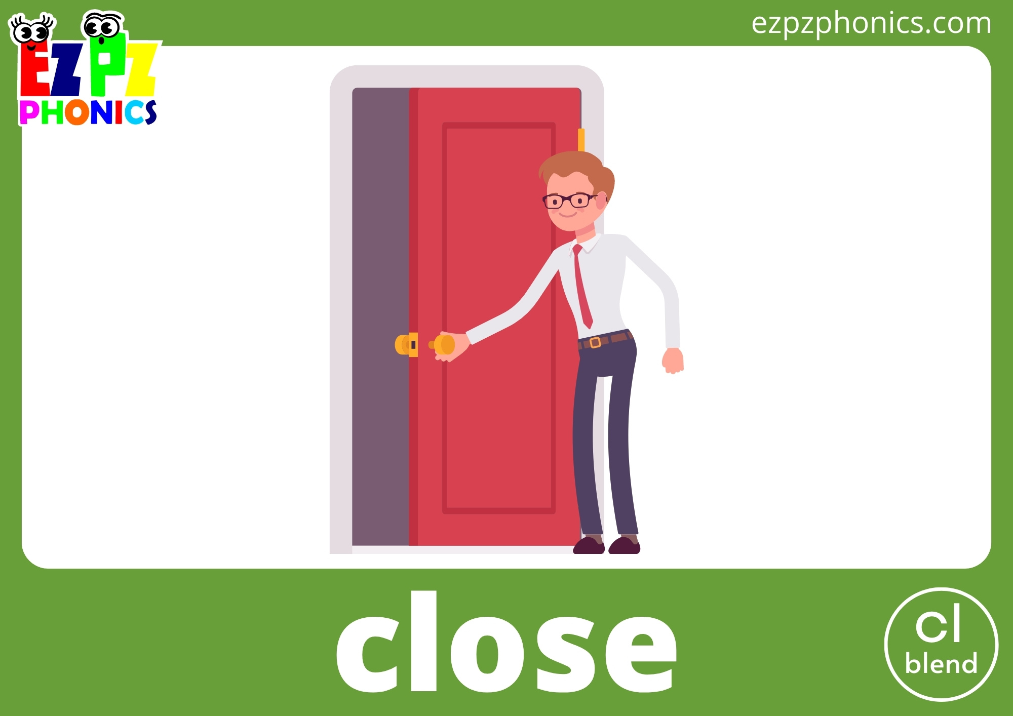 CL Blends Phonics Flashcards with Images and Words Download Free ...