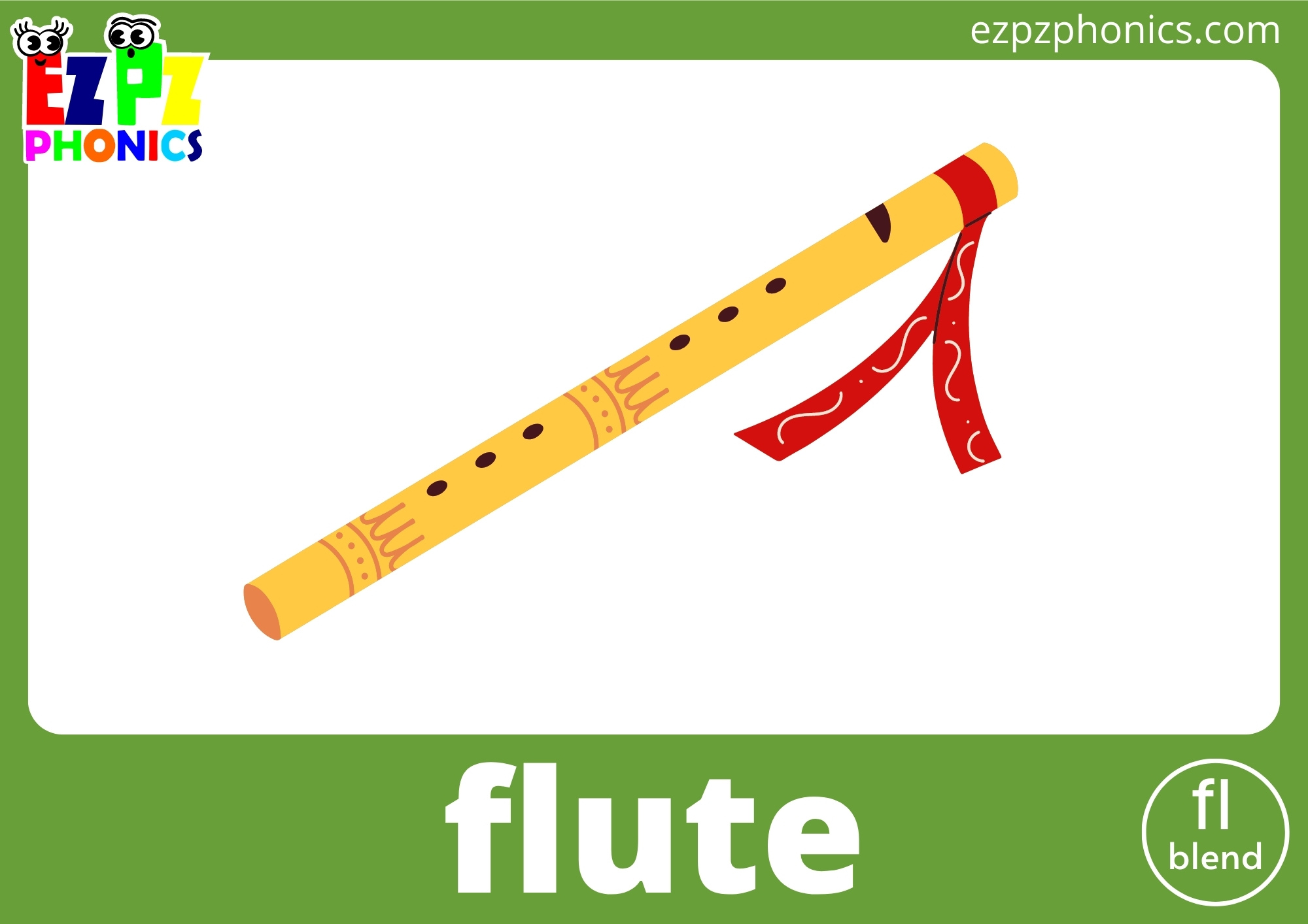 FL Blend Phonics Flashcards - ezpzphonics.com