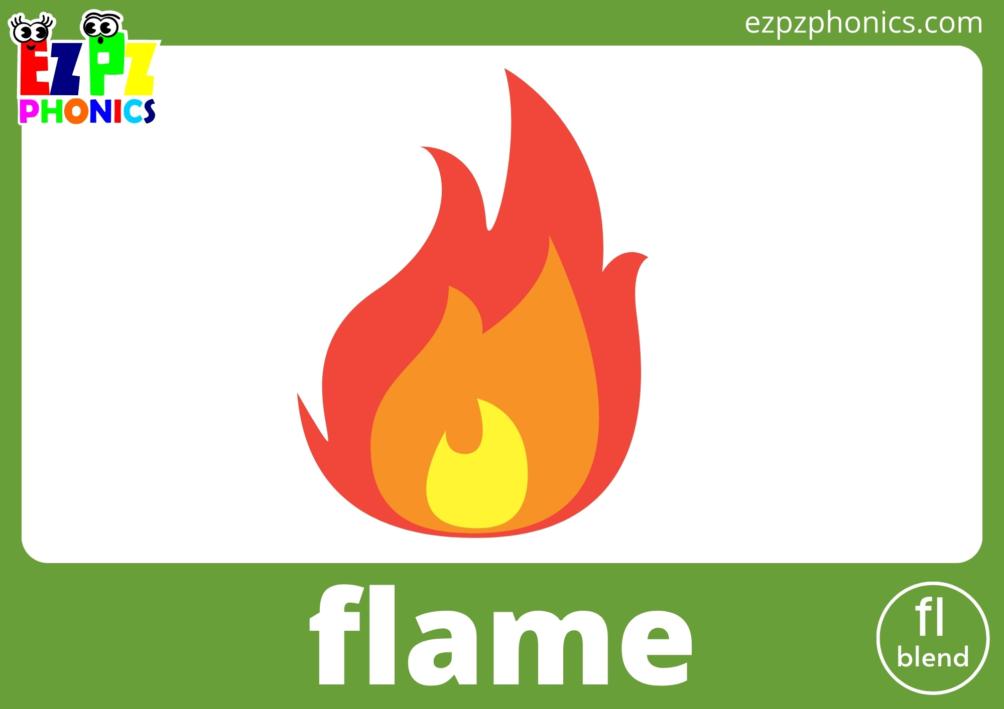 FL Blend Phonics Flashcards - ezpzphonics.com