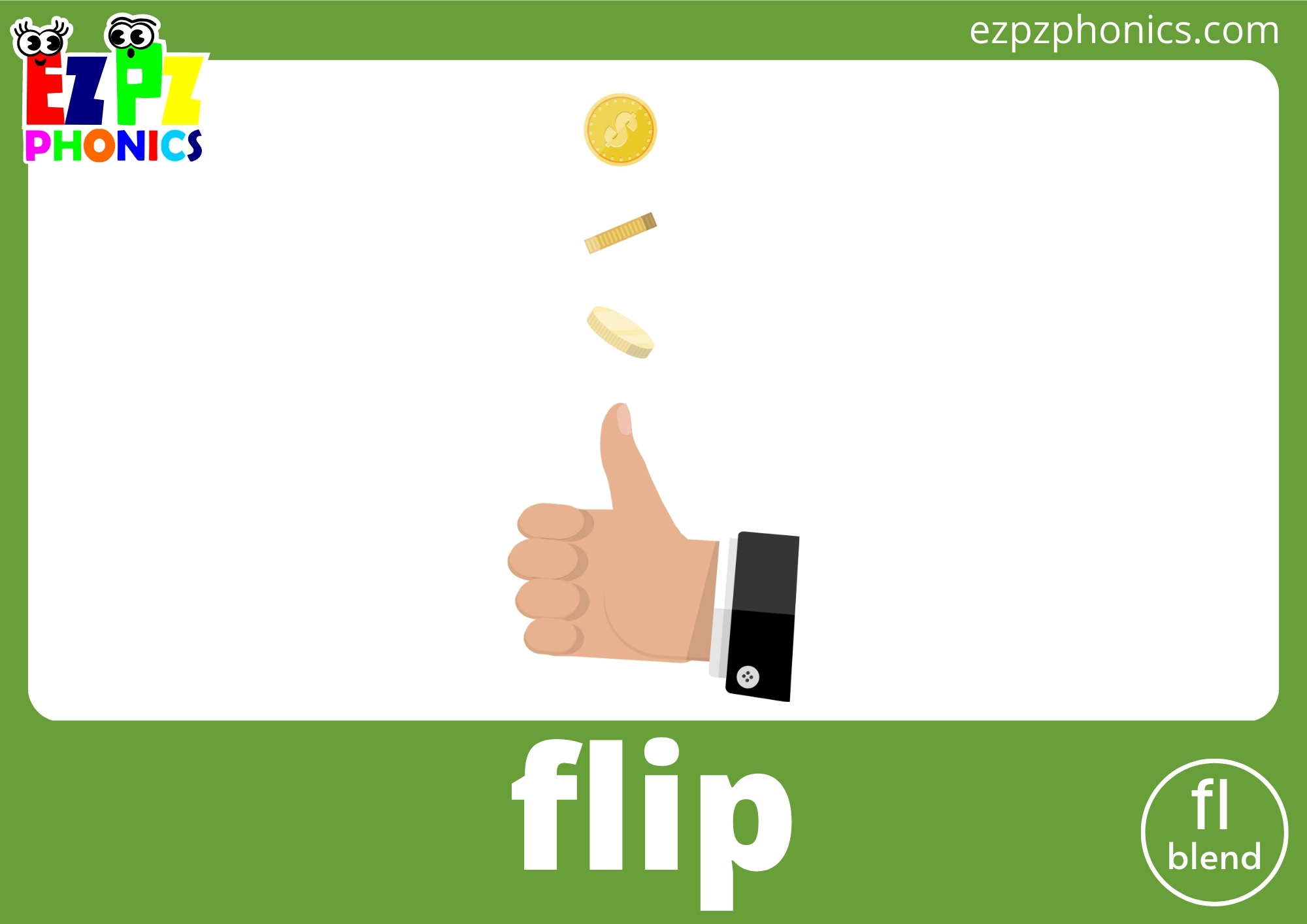 FL Blend Phonics Flashcards - ezpzphonics.com