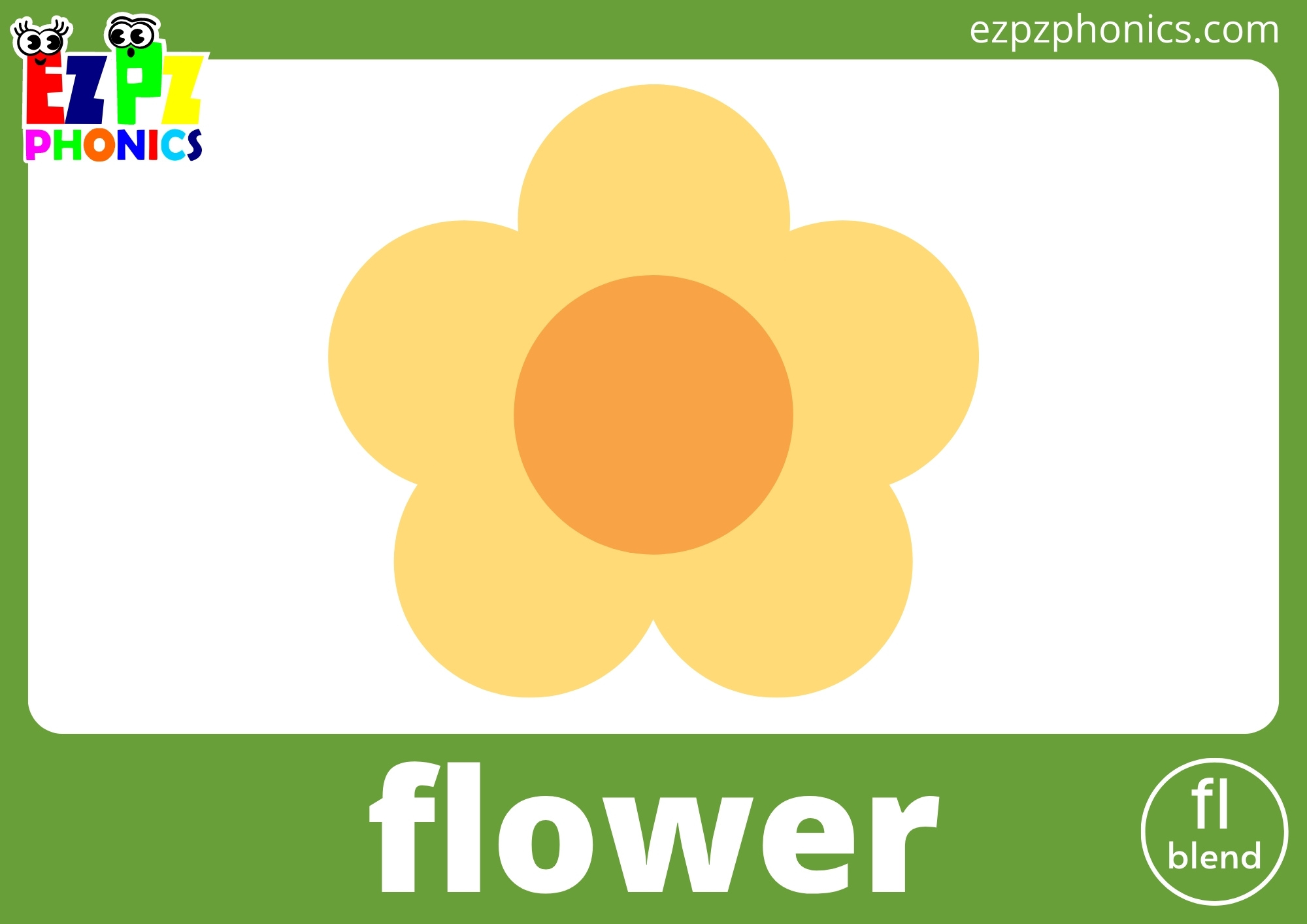 FL Blend Phonics Flashcards - ezpzphonics.com