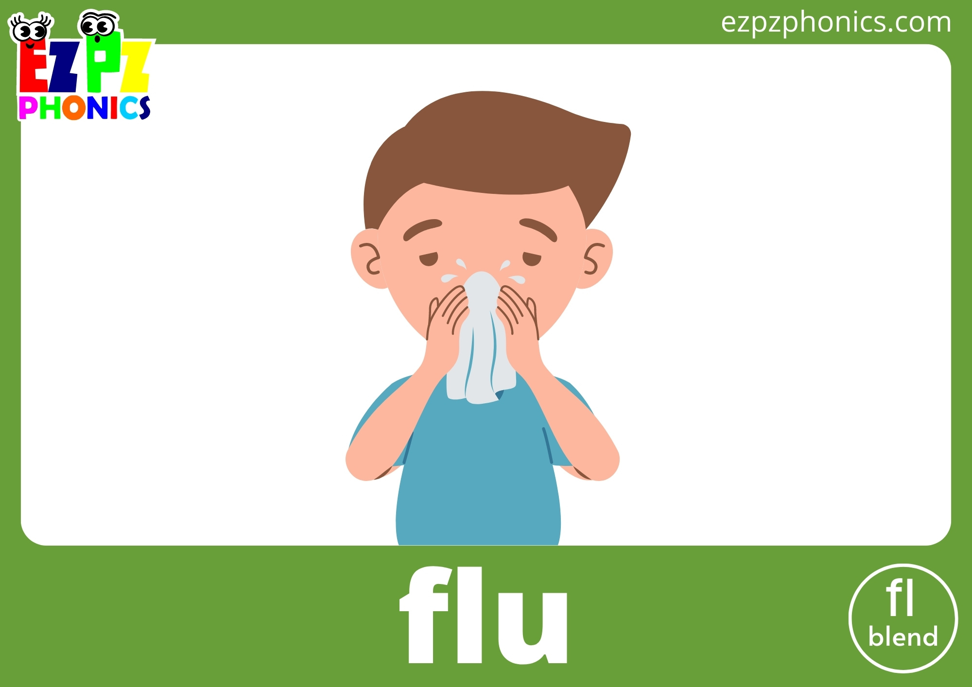 FL Blend Phonics Flashcards - ezpzphonics.com