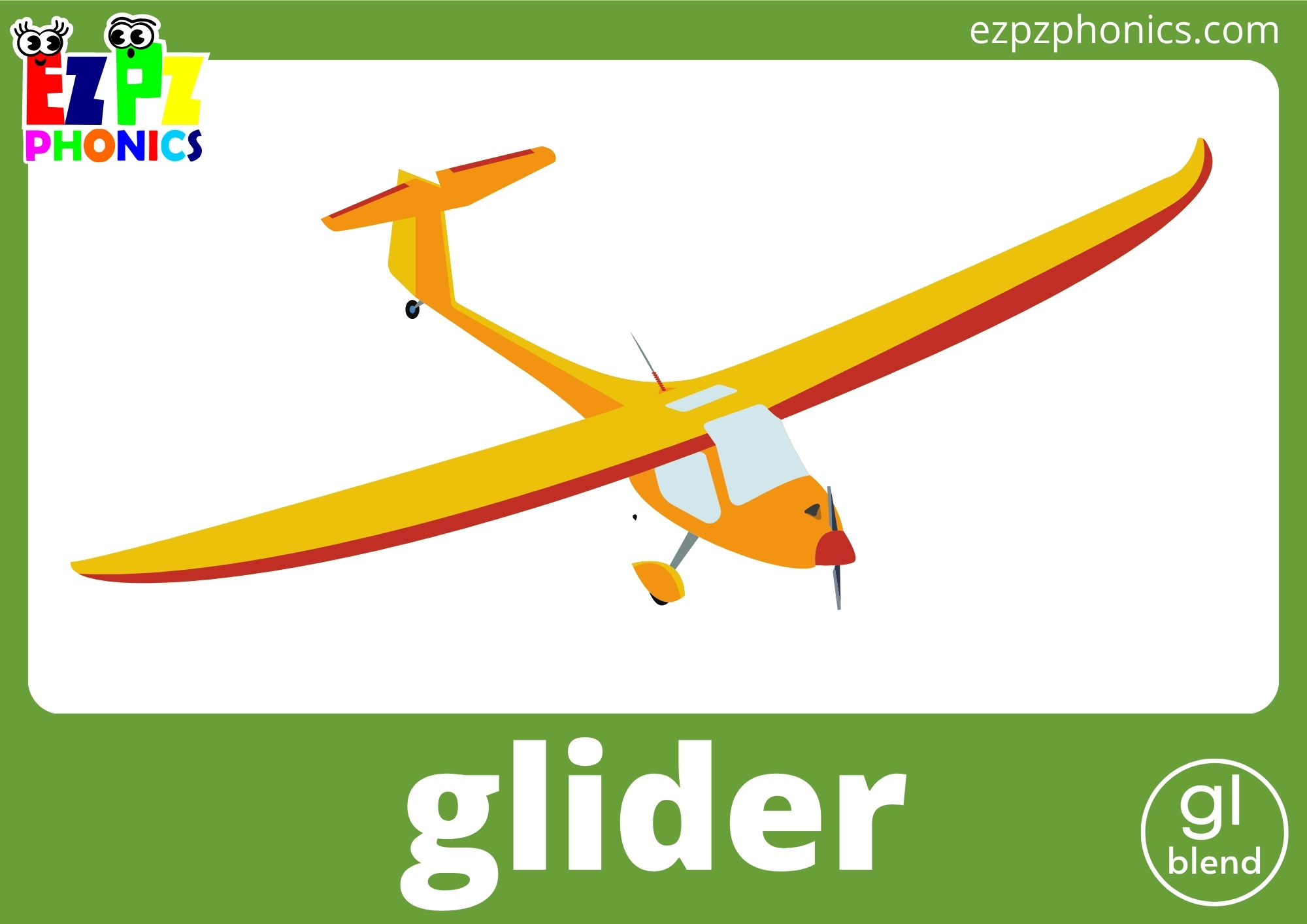 GL Blends Phonics Flashcards with Images and Words Download Free ...
