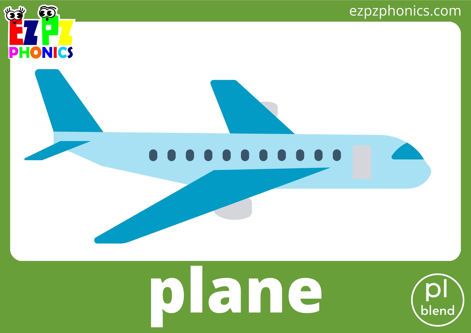 PL Blend Phonics Flashcards - ezpzphonics.com