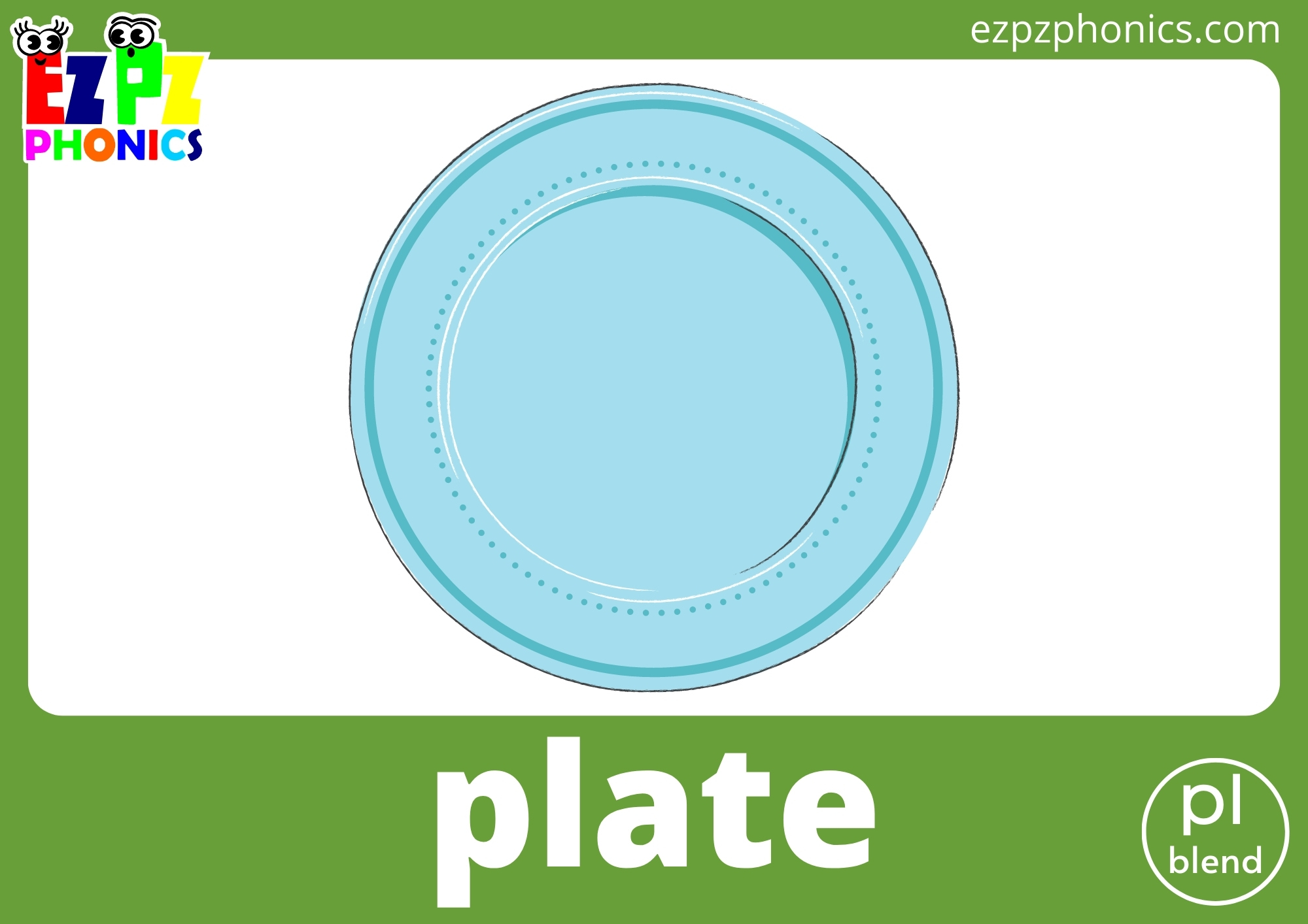 PL Blend Phonics Flashcards - ezpzphonics.com