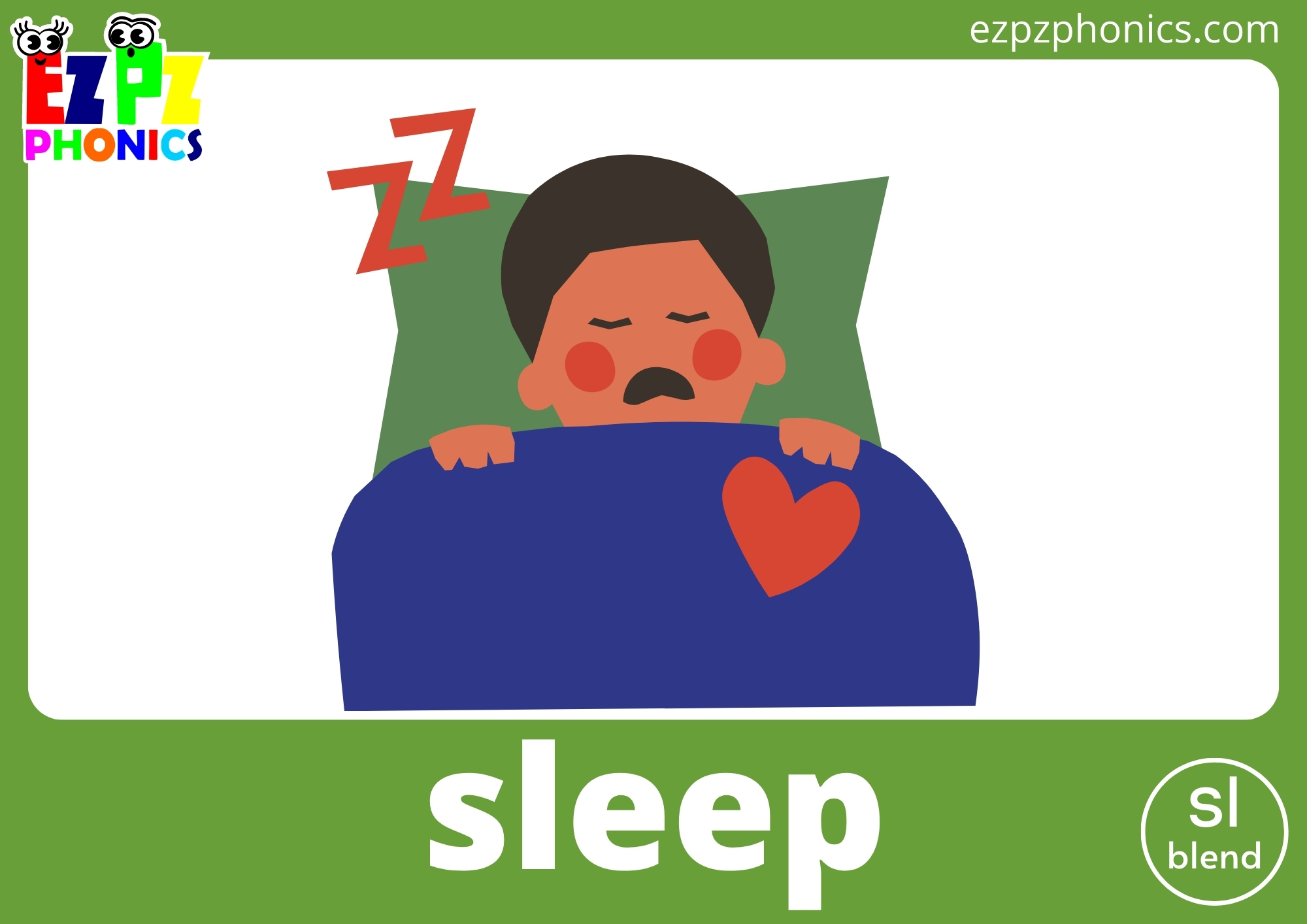 SL Blends Phonics Flashcards with Images and Words Download Free ...