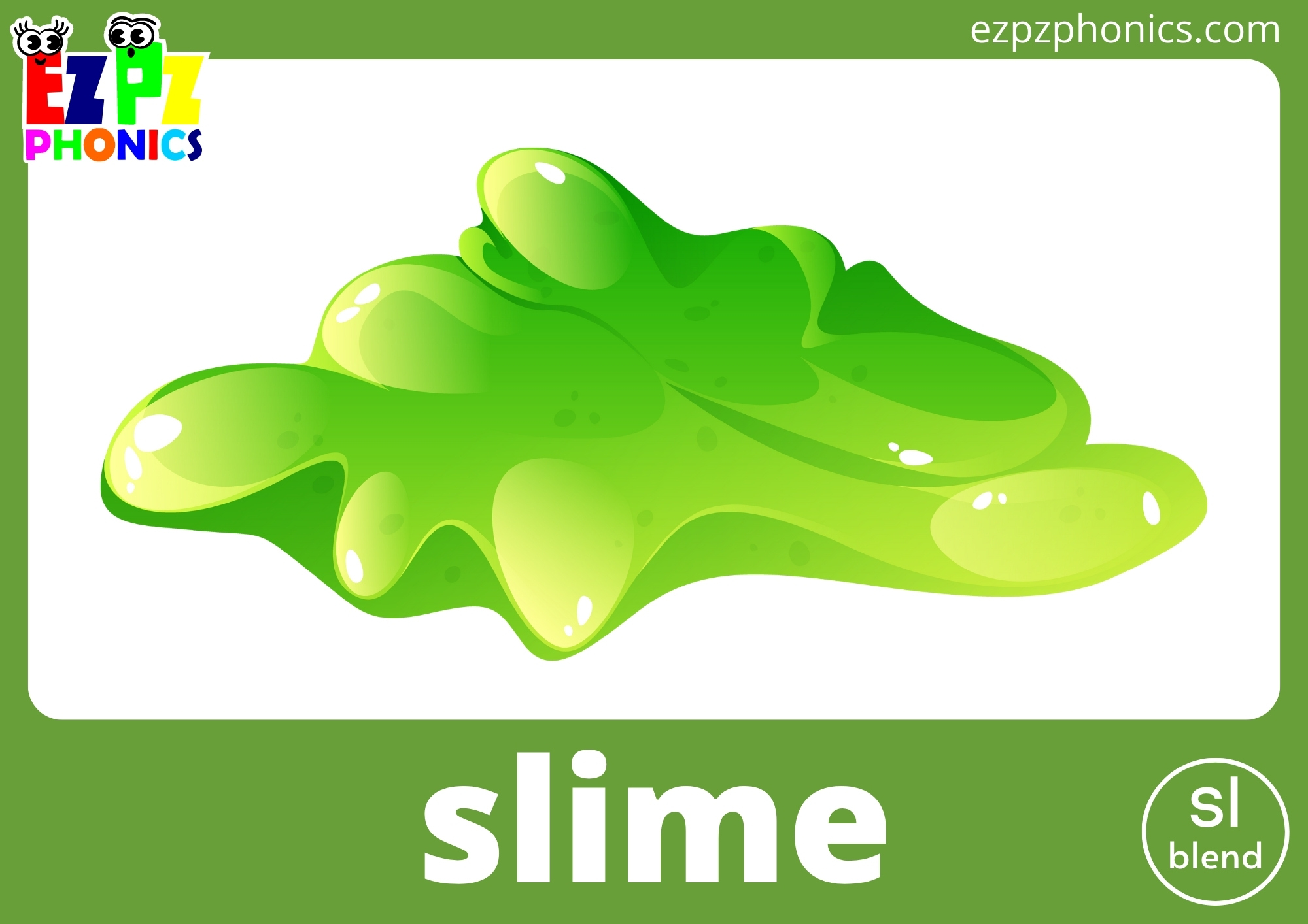 SL Blends Phonics Flashcards with Images and Words Download Free ...