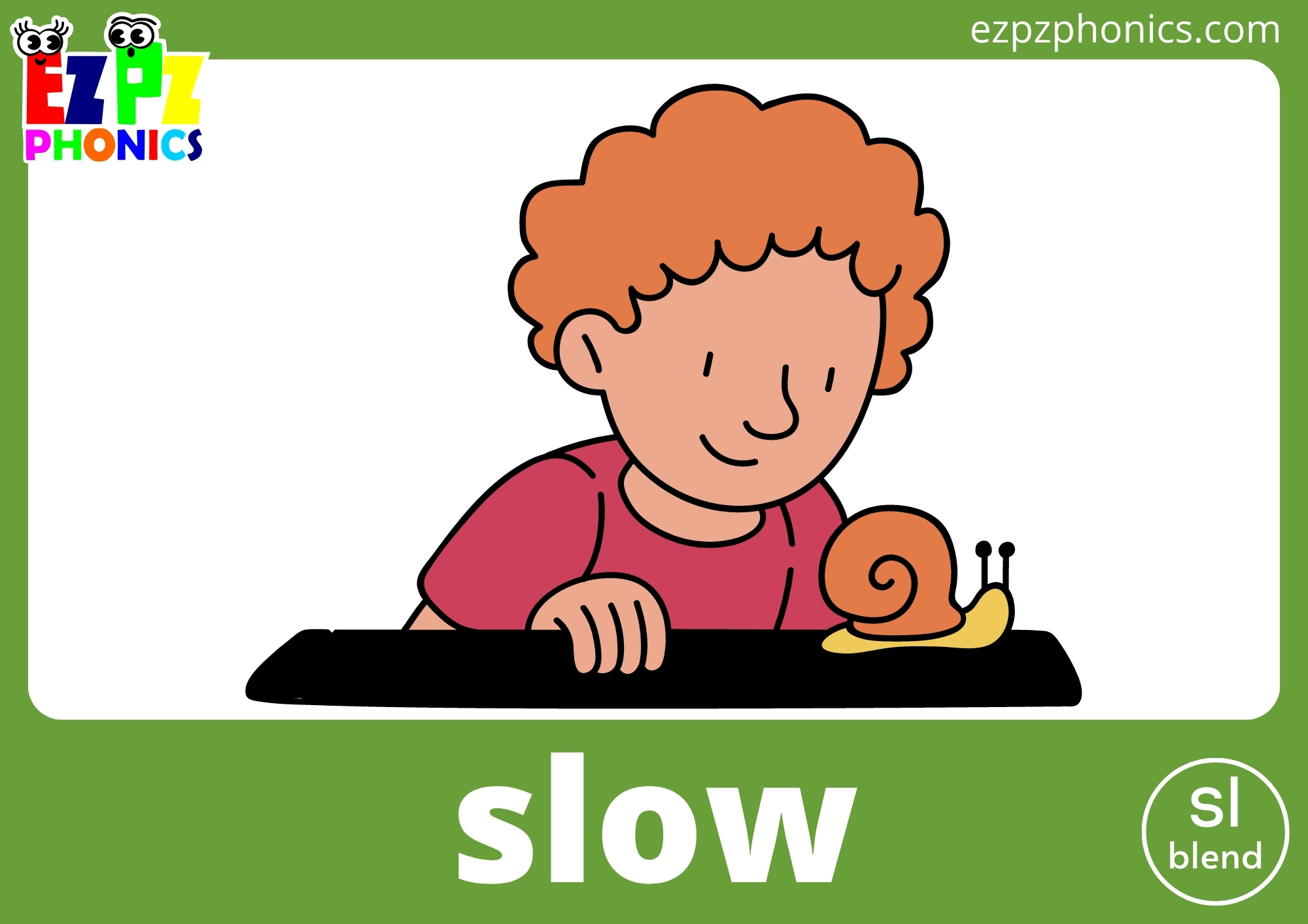 SL Blend Phonics Flashcards - ezpzphonics.com