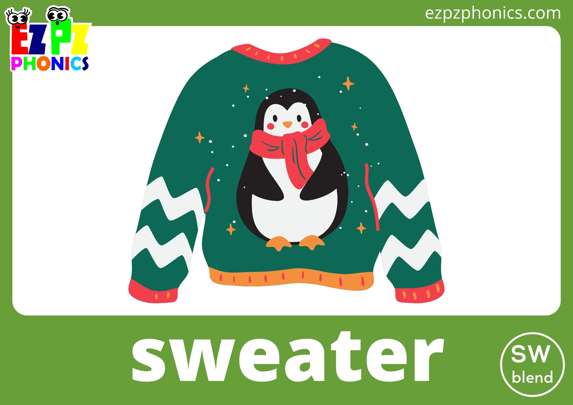 SW Blend Phonics Flashcards - ezpzphonics.com