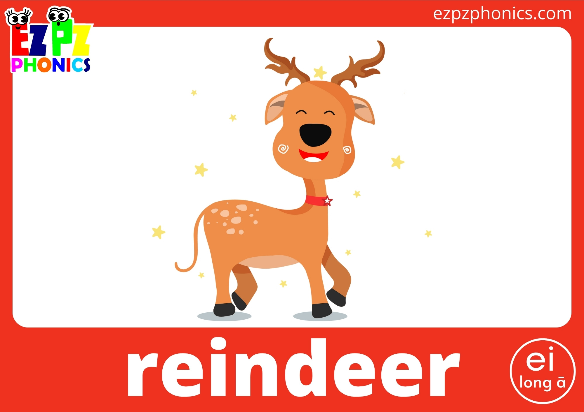 ei Words Long A Vowel Sounds Flashcards with Words and Free PDF ...