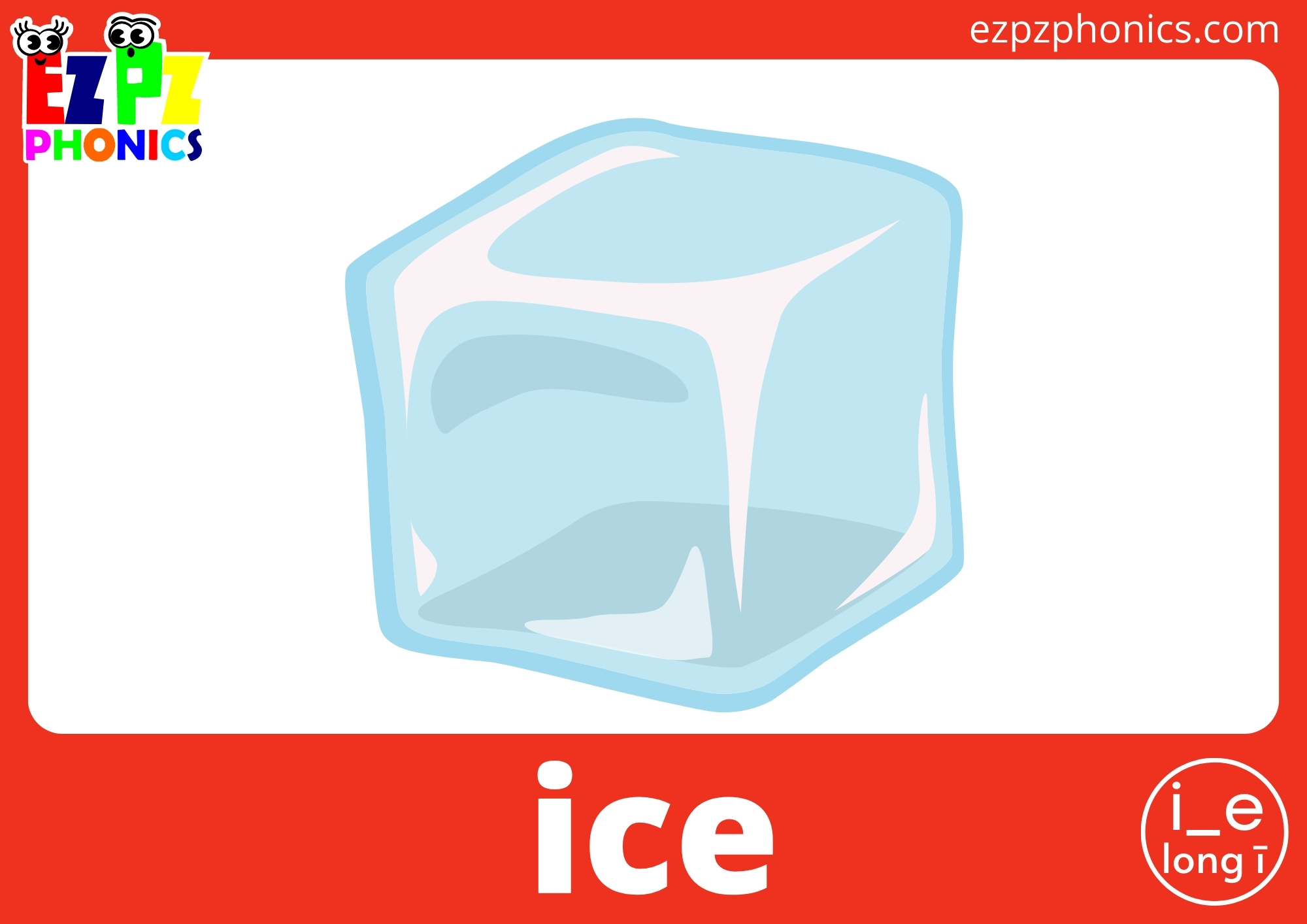 i_e Words Long I Vowel Sounds Flashcards with Images and Words Free ...
