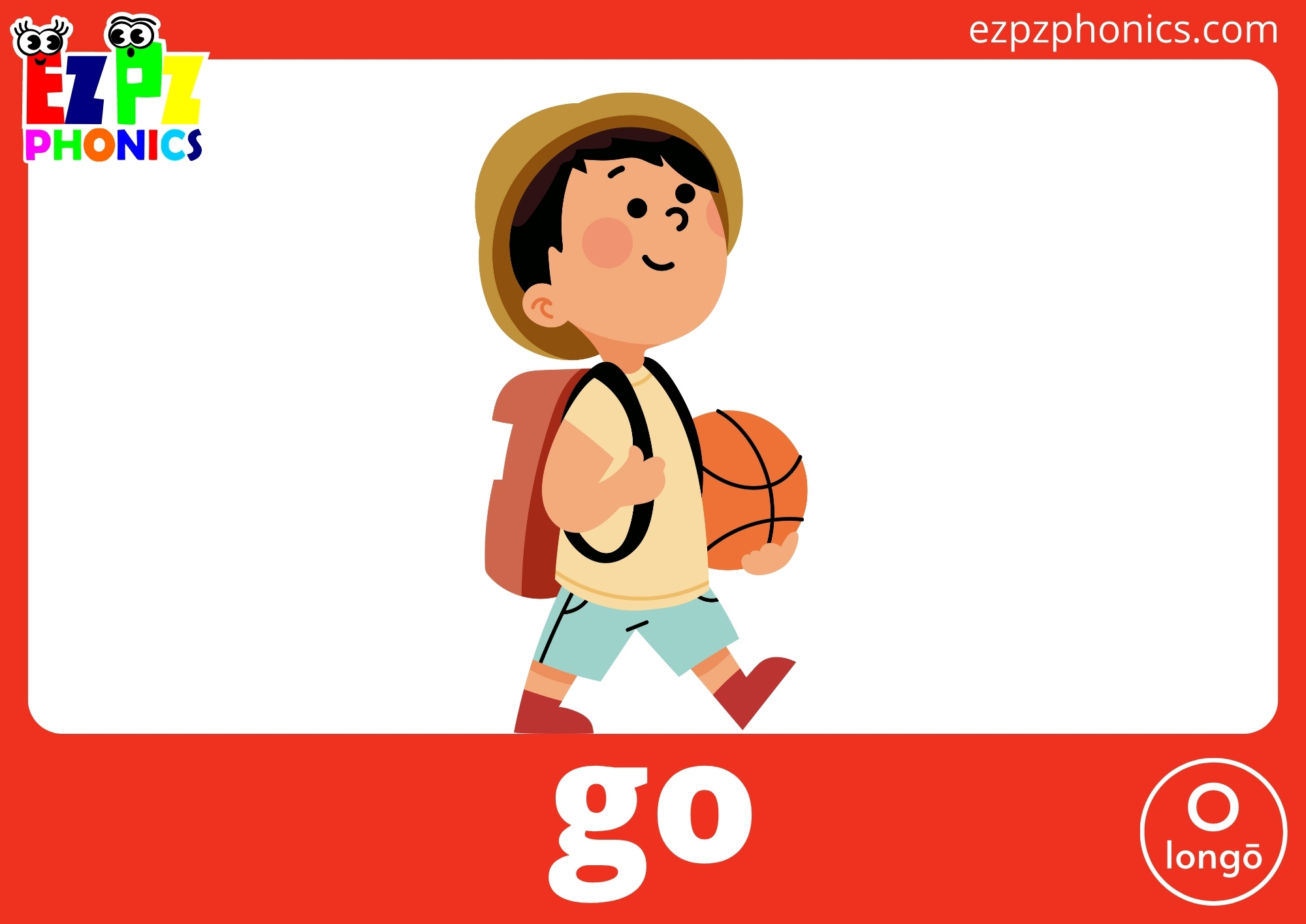 o Words Long O Vowel Sounds Flashcards with Images and Words Free ...