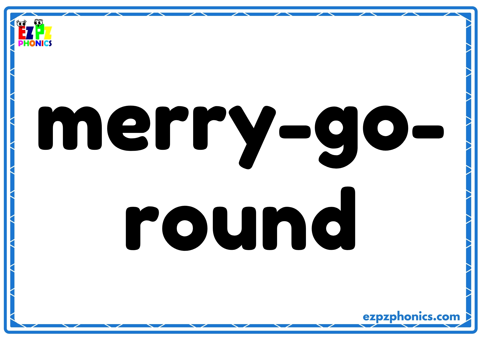 Playground Flashcards With Words on the Back – Fun Vocabulary Building ...