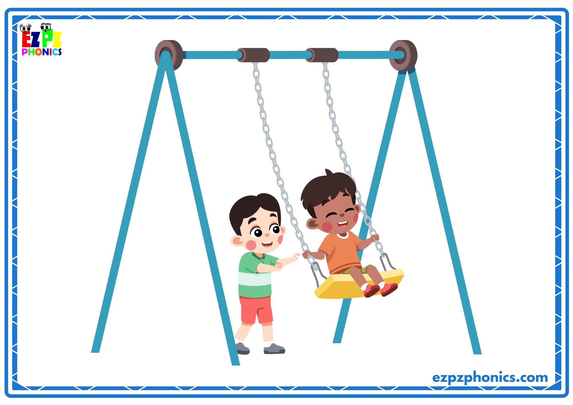 Playground Flashcards With Words on the Back – Fun Vocabulary Building ...