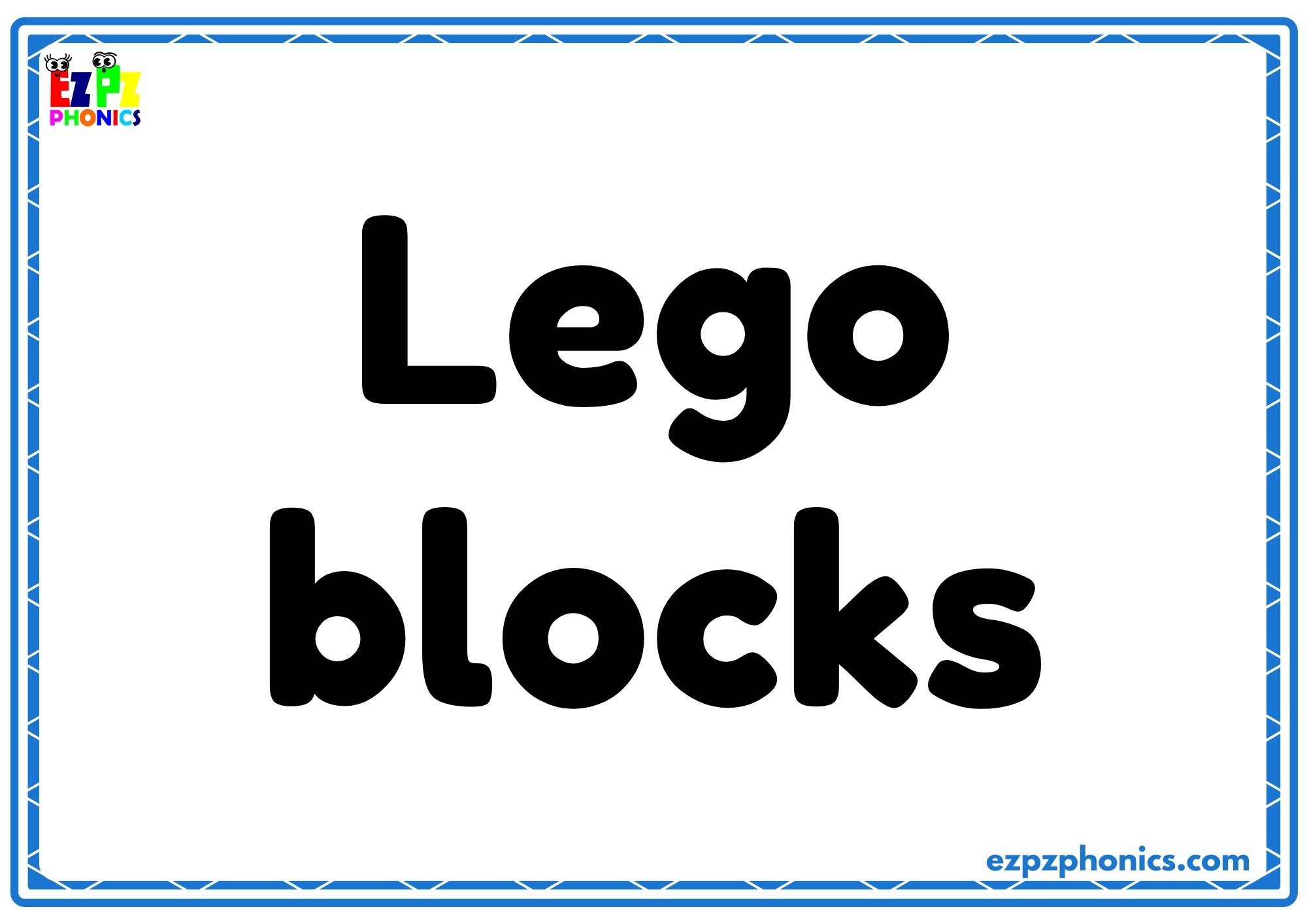 Toys Flashcards with Words on the Back – Fun Vocabulary Building for ...