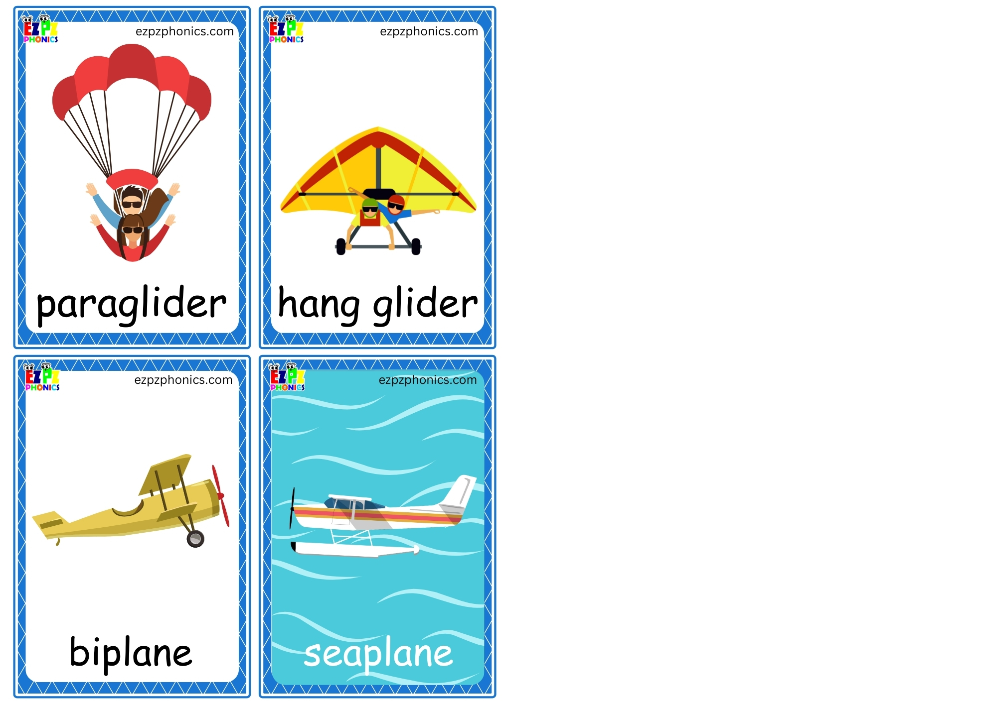 Air Transport Vocabulary - Mini Flashcards / Game Cards (Free PDF ...