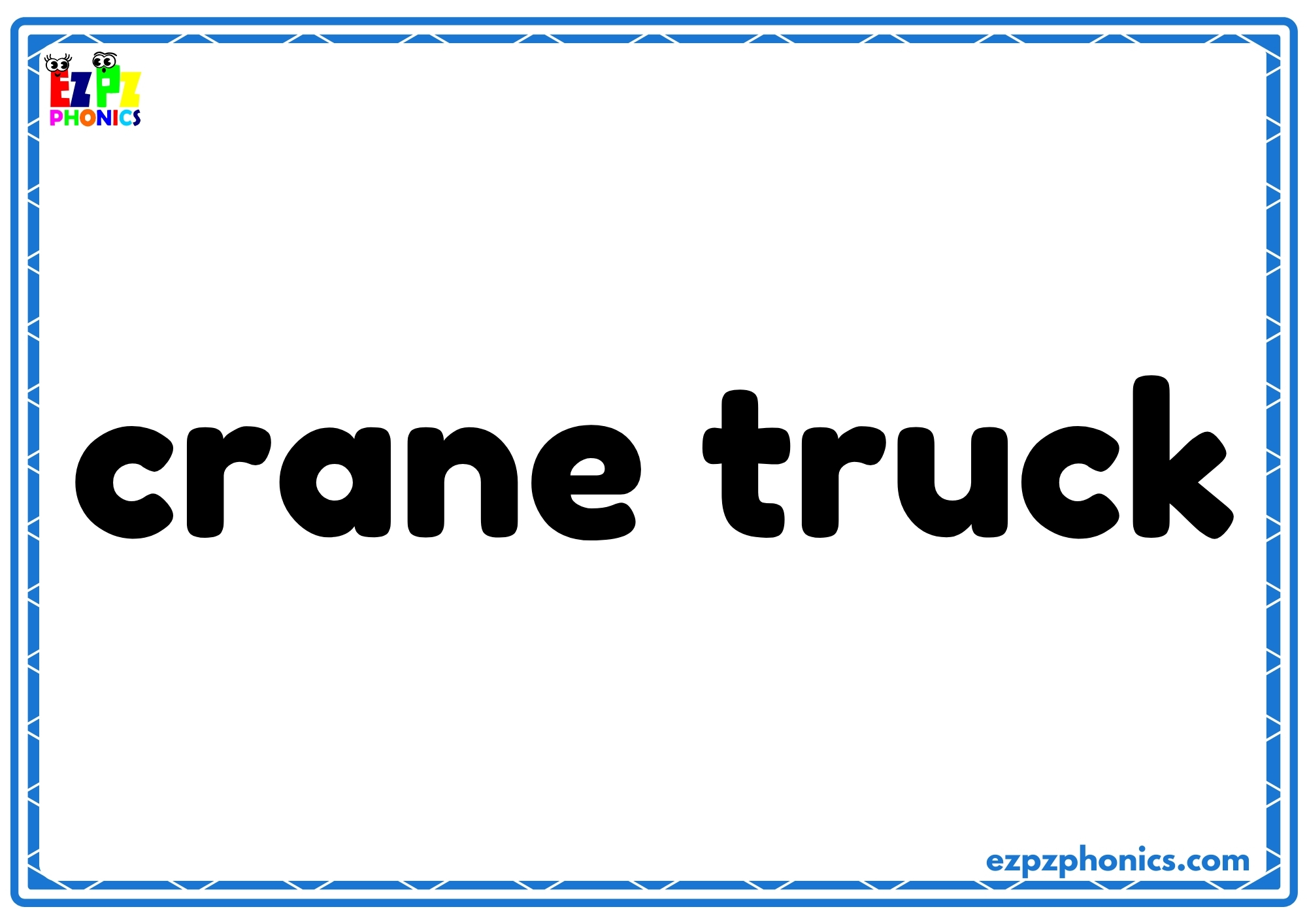 Construction Equipment Vocabulary Flashcards with Words on the Back Use ...