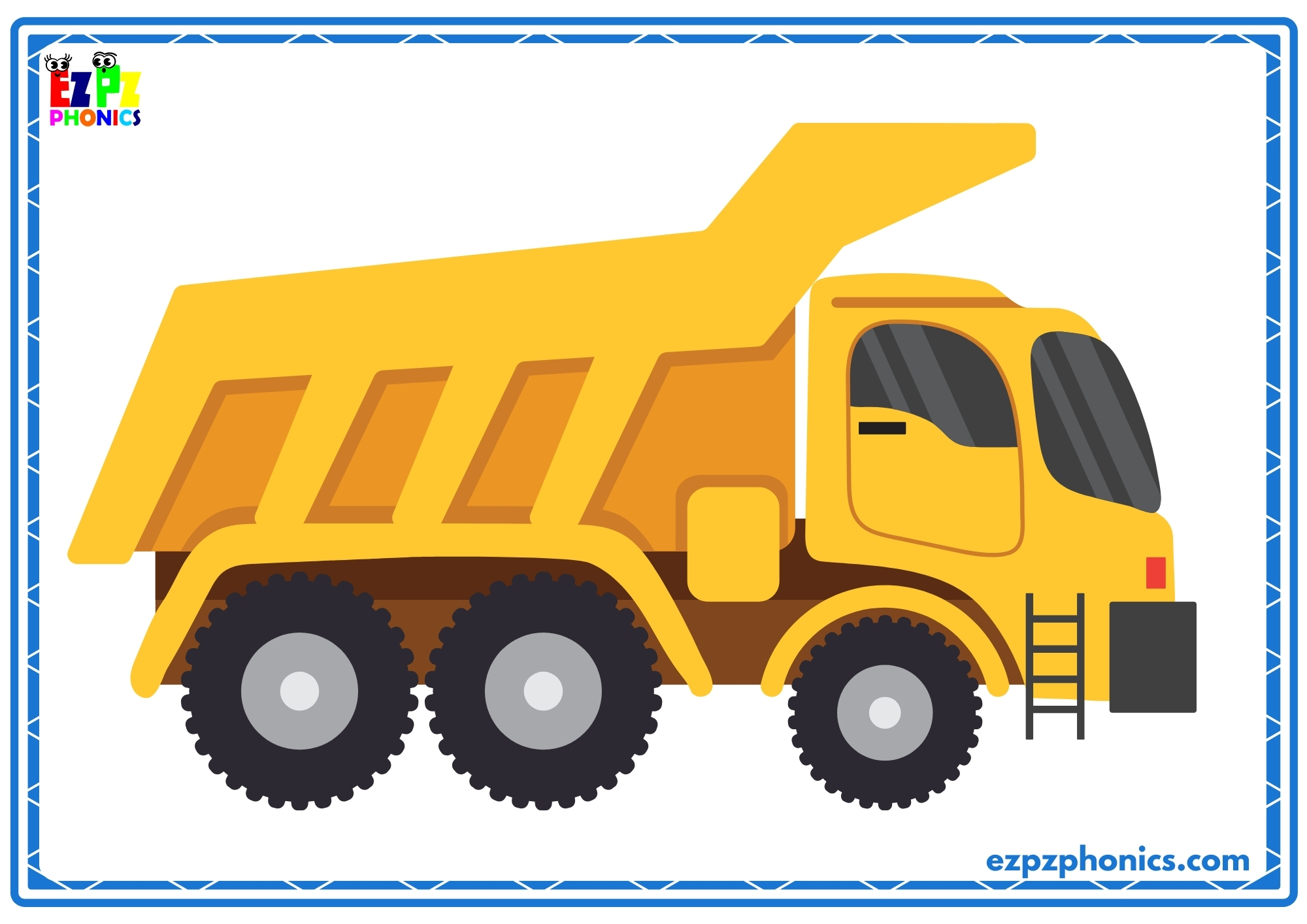 Construction Equipment Vocabulary Flashcards with Words on the Back Use ...