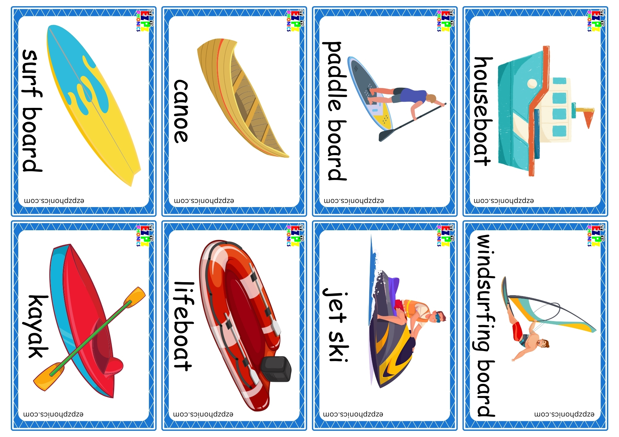 Water Transport - Mini Flashcards / Game Cards (Free PDF Download ...