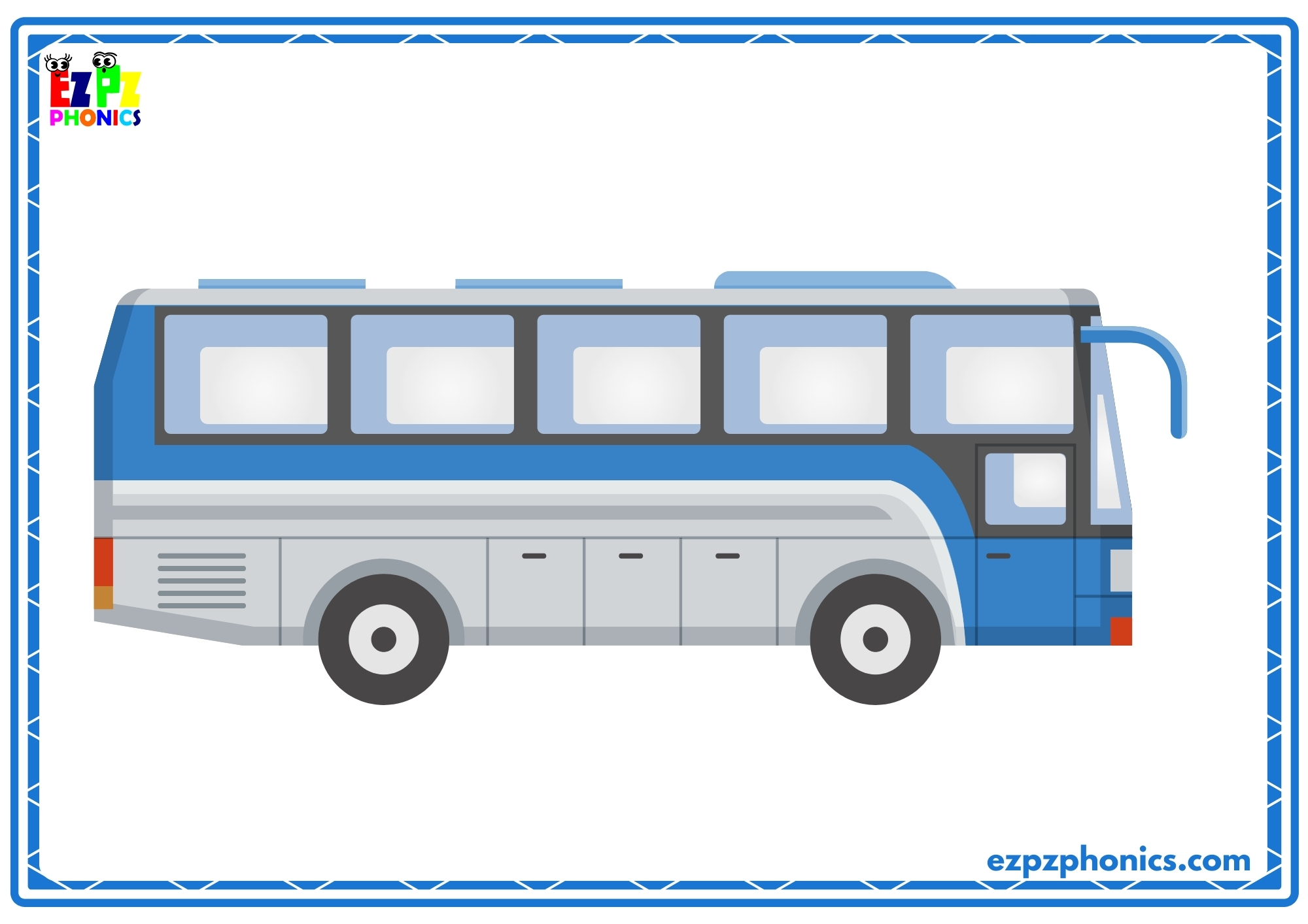 Transportation Vocabulary Flashcards With Words on the Back – Fun ...