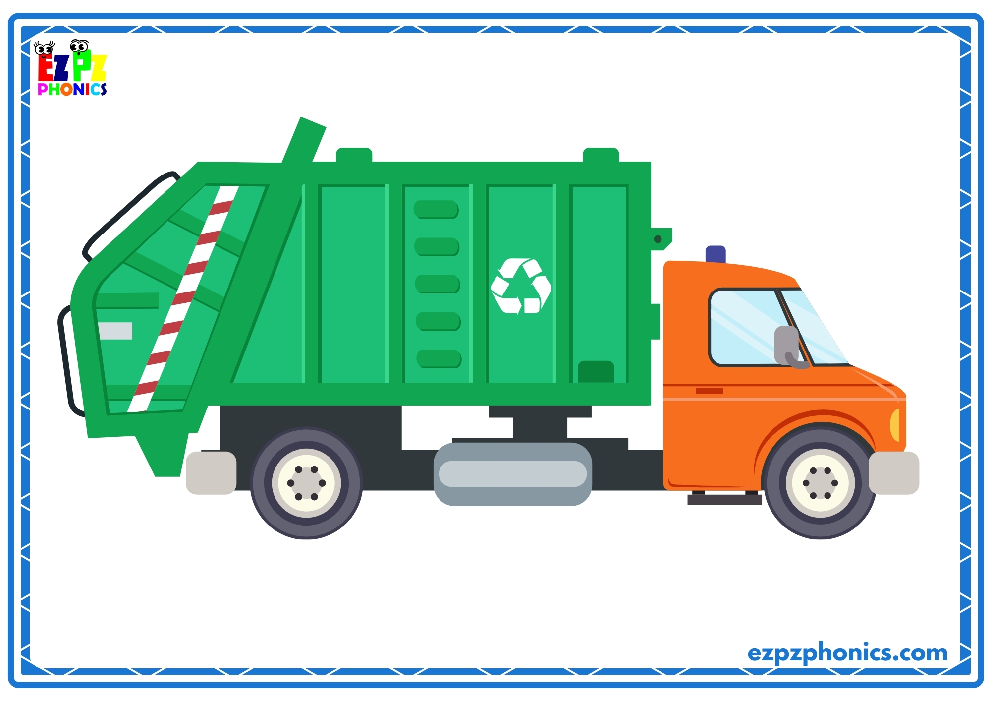 Transportation Vocabulary Flashcards With Words on the Back – Fun ...