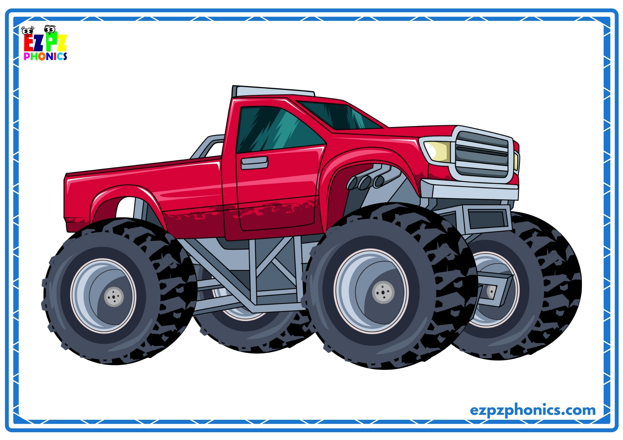 Transportation Vocabulary Flashcards With Words on the Back – Fun ...