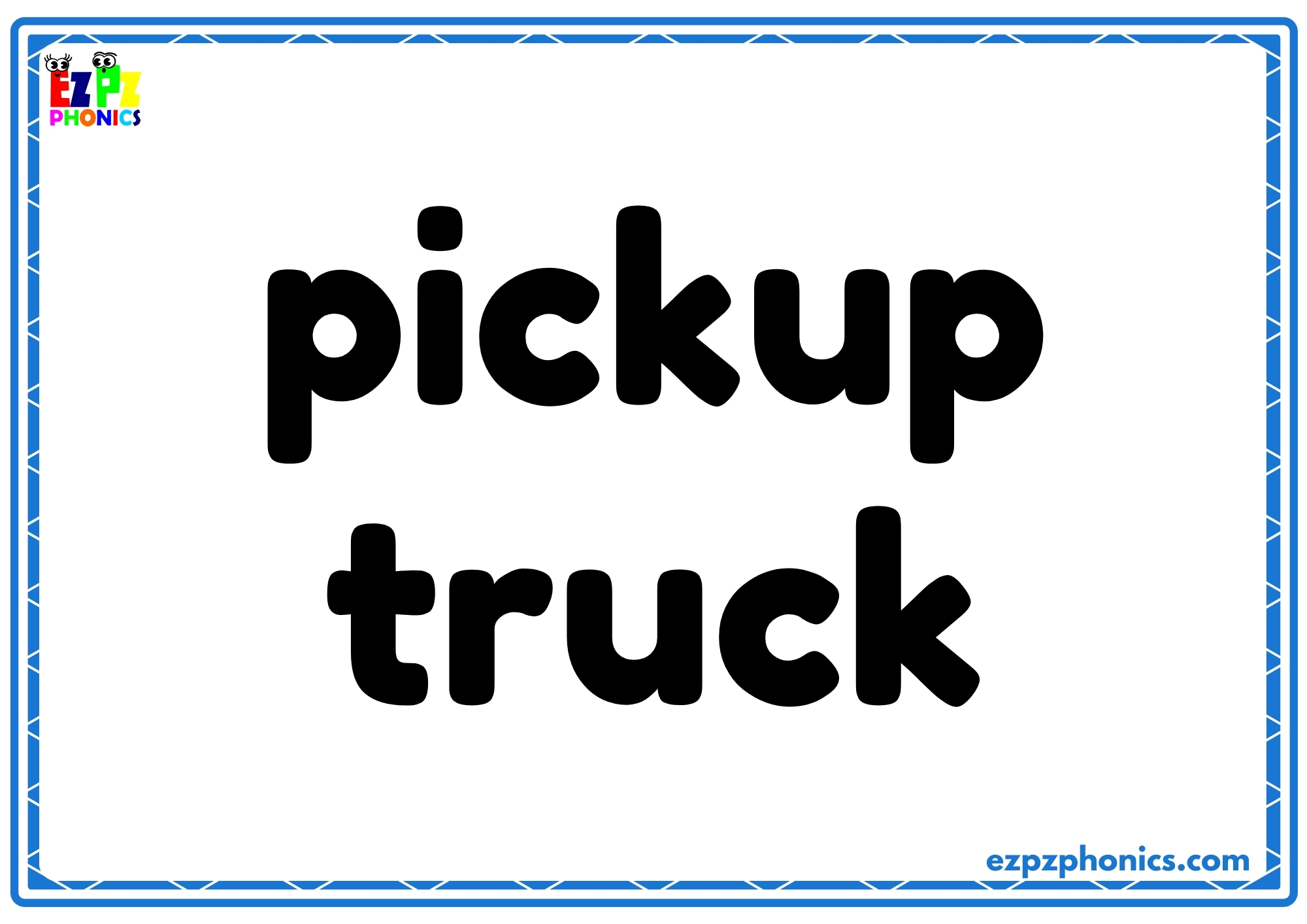 Transportation Vocabulary Flashcards With Words on the Back – Fun ...