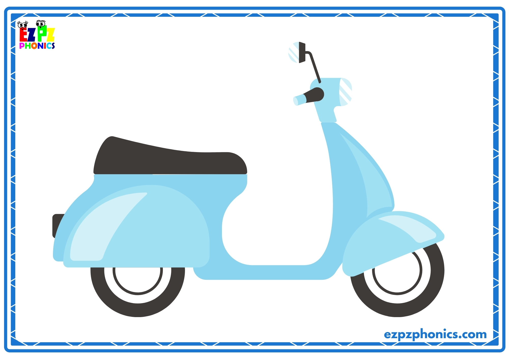 Transportation Vocabulary Flashcards With Words on the Back – Fun ...