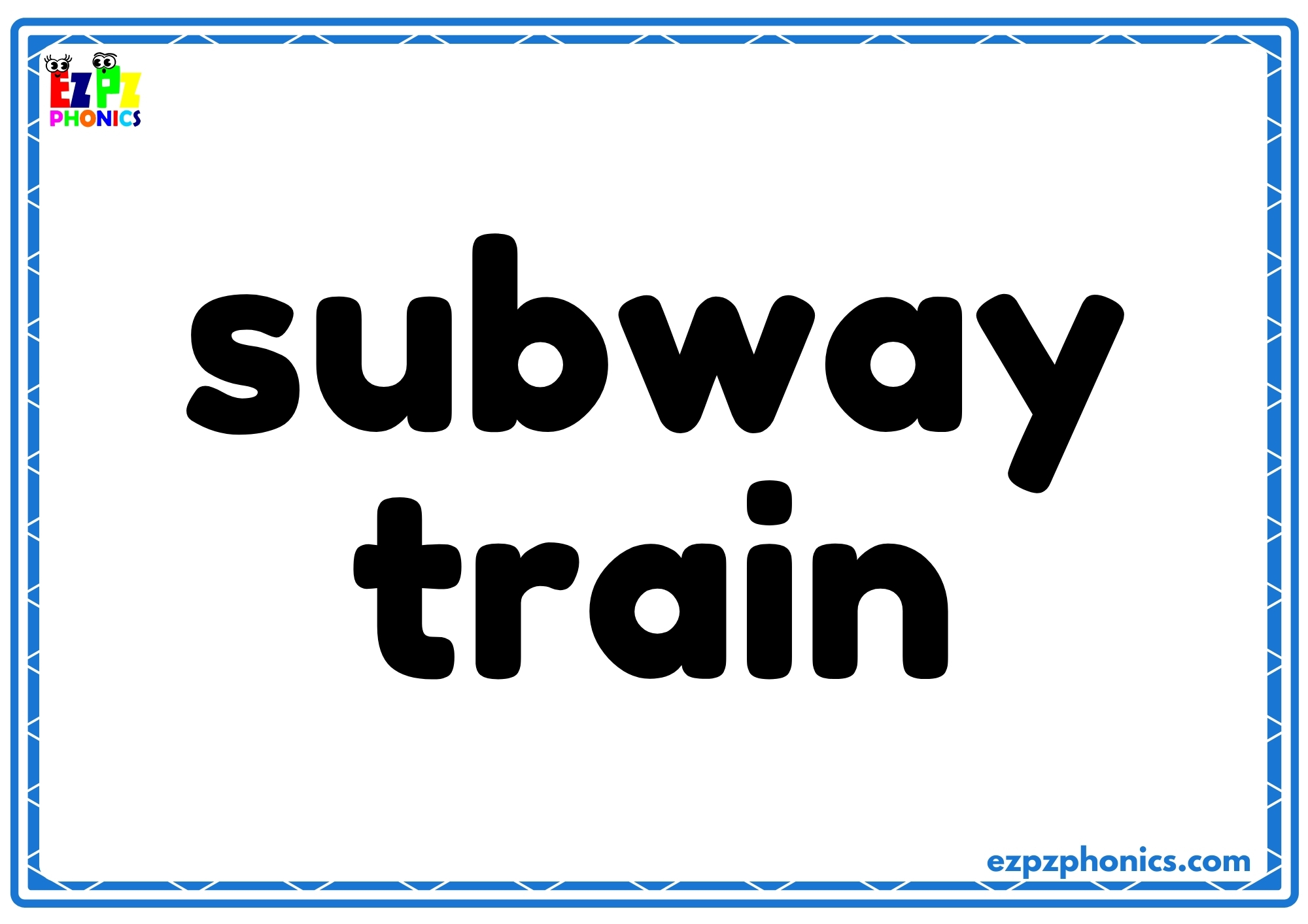 Transportation Vocabulary Flashcards With Words on the Back – Fun ...
