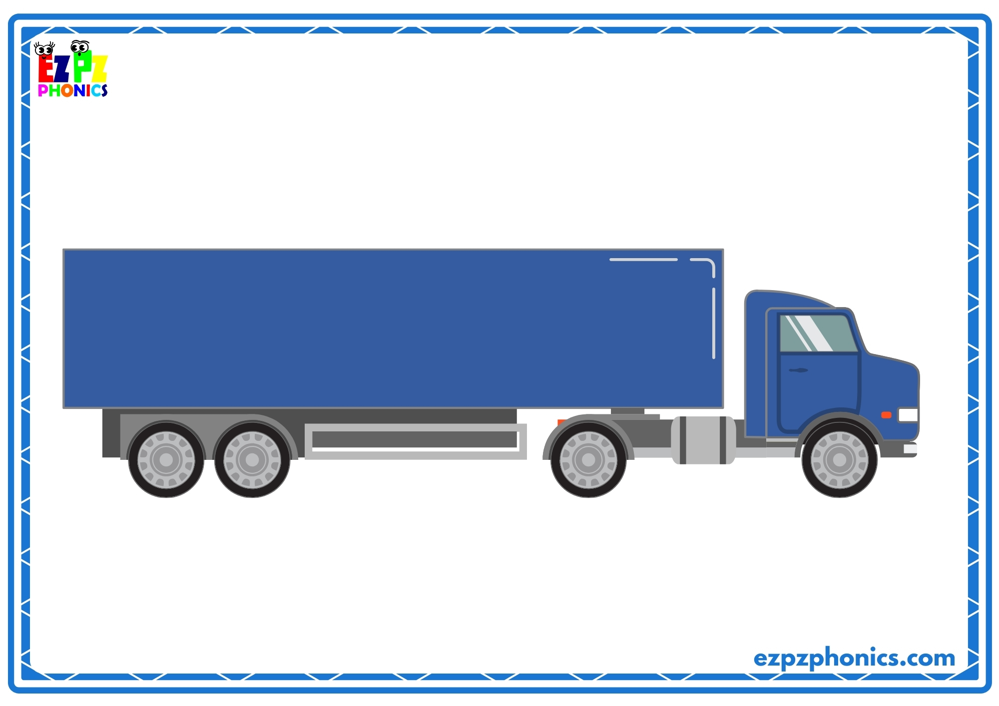 Transportation Vocabulary Flashcards With Words on the Back – Fun ...