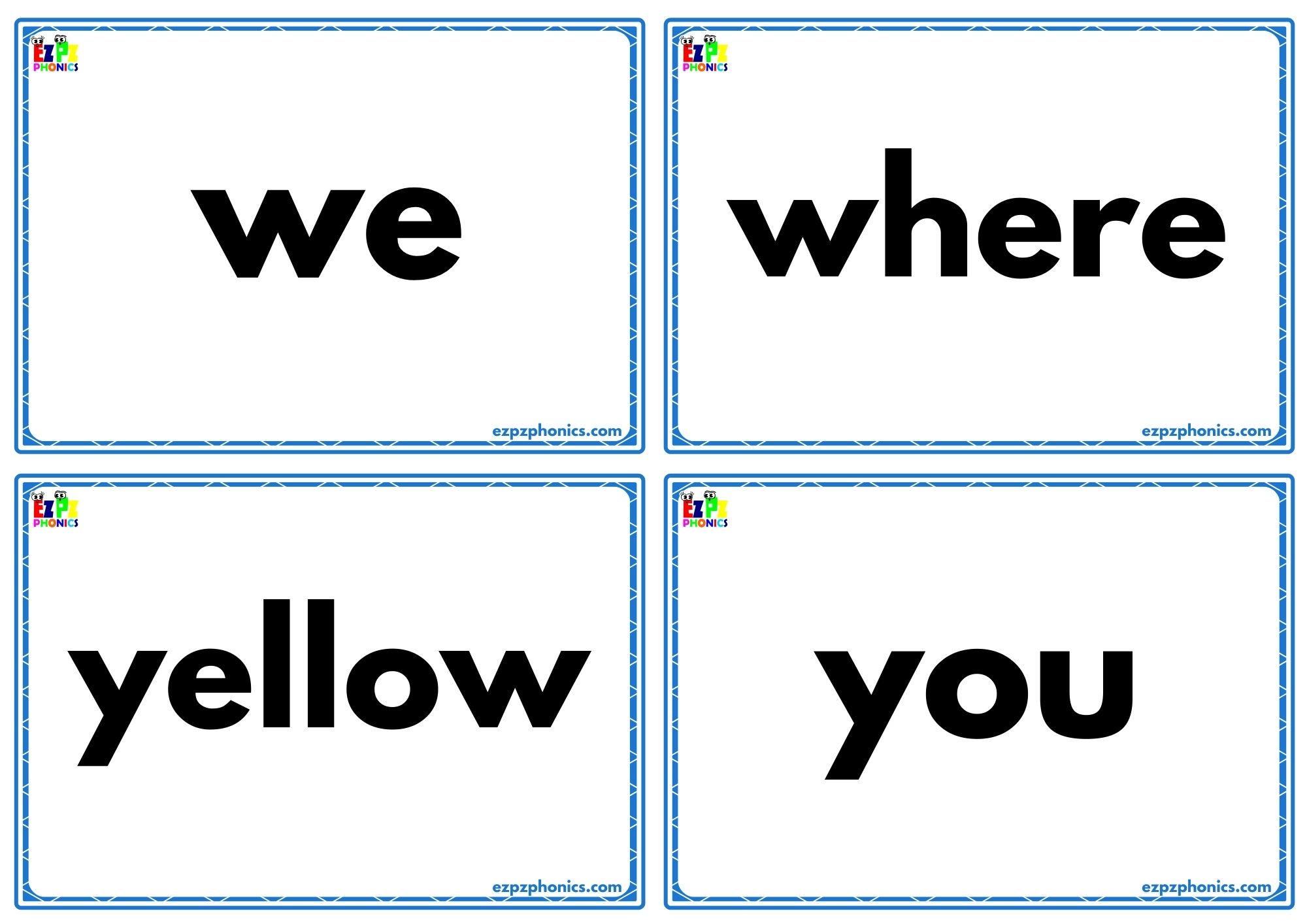 Dolch Sight Words Pre-Kindergarten Mini Flashcards Free PDF Download ...