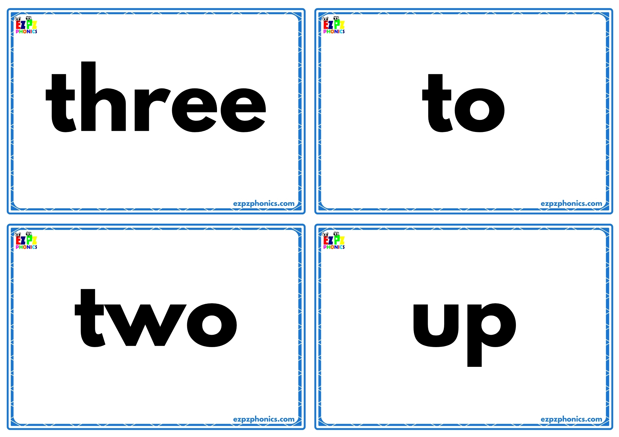 Dolch Sight Words Pre-Kindergarten Mini Flashcards Free PDF Download ...