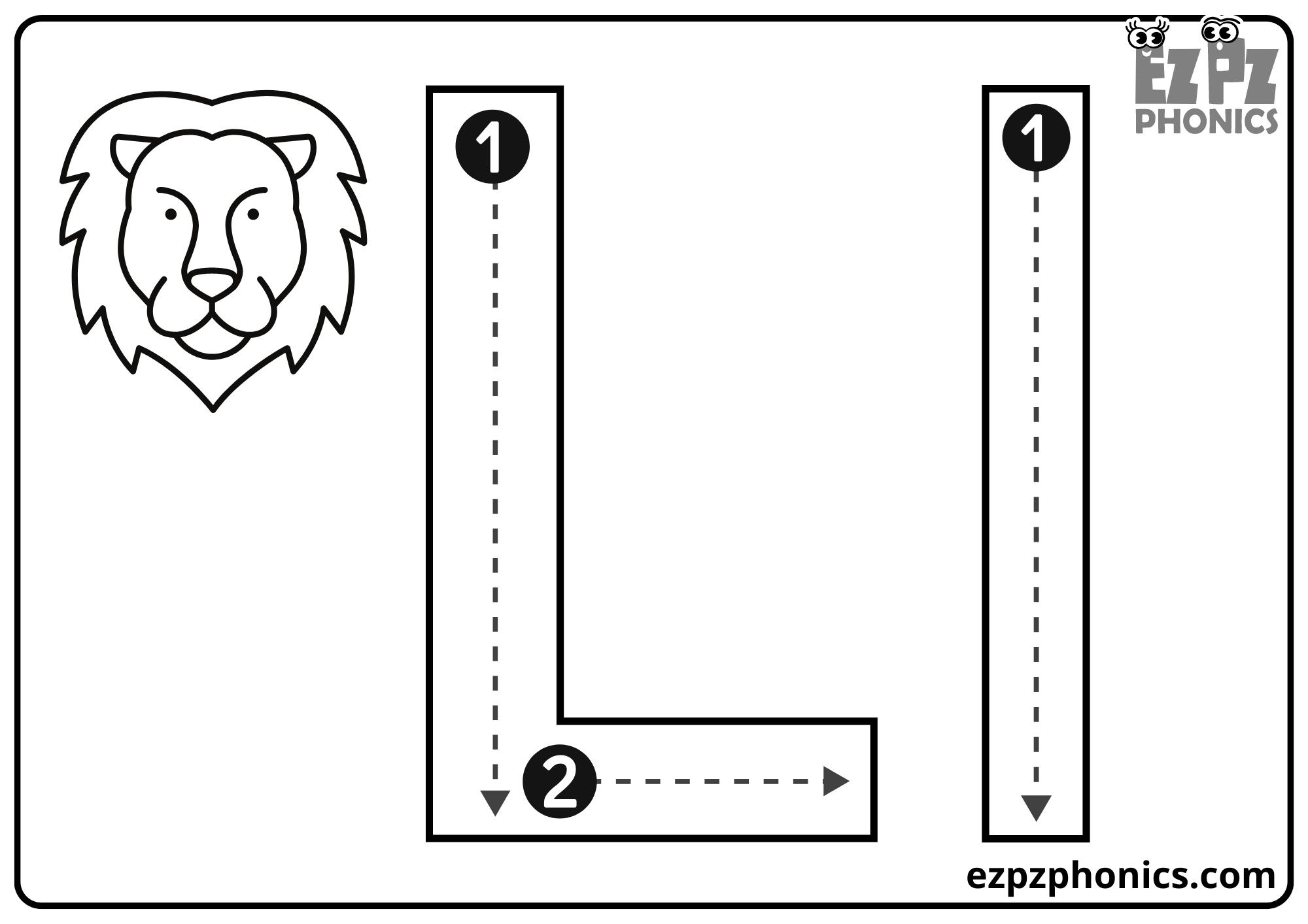 A to Z Full Page Free Printable Alphabet Tracing Cards Complete Set ...