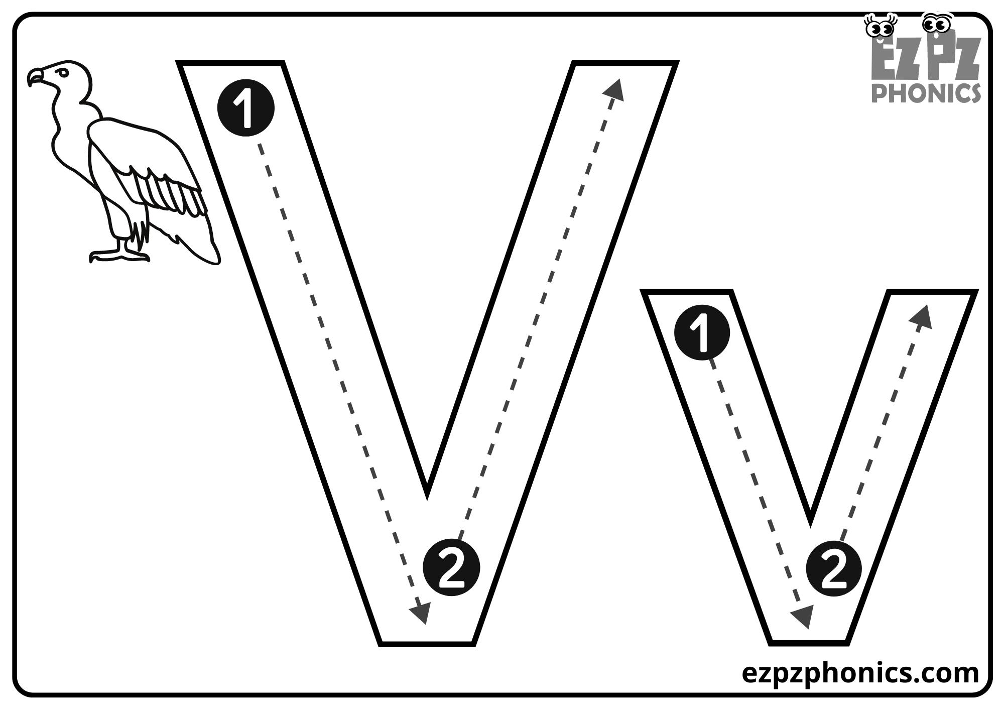 A to Z Full Page Free Printable Alphabet Tracing Cards Complete Set ...
