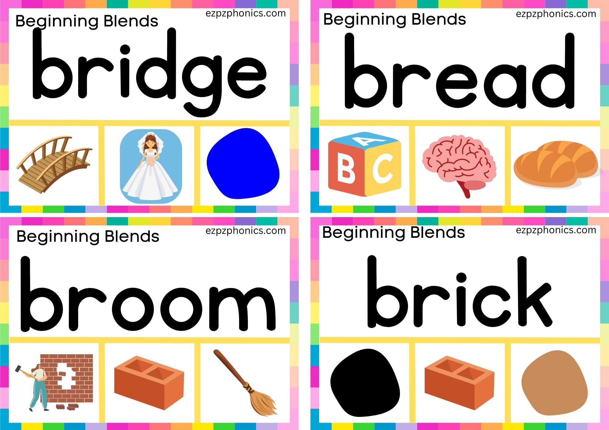 List Of Words With Blends And Digraphs