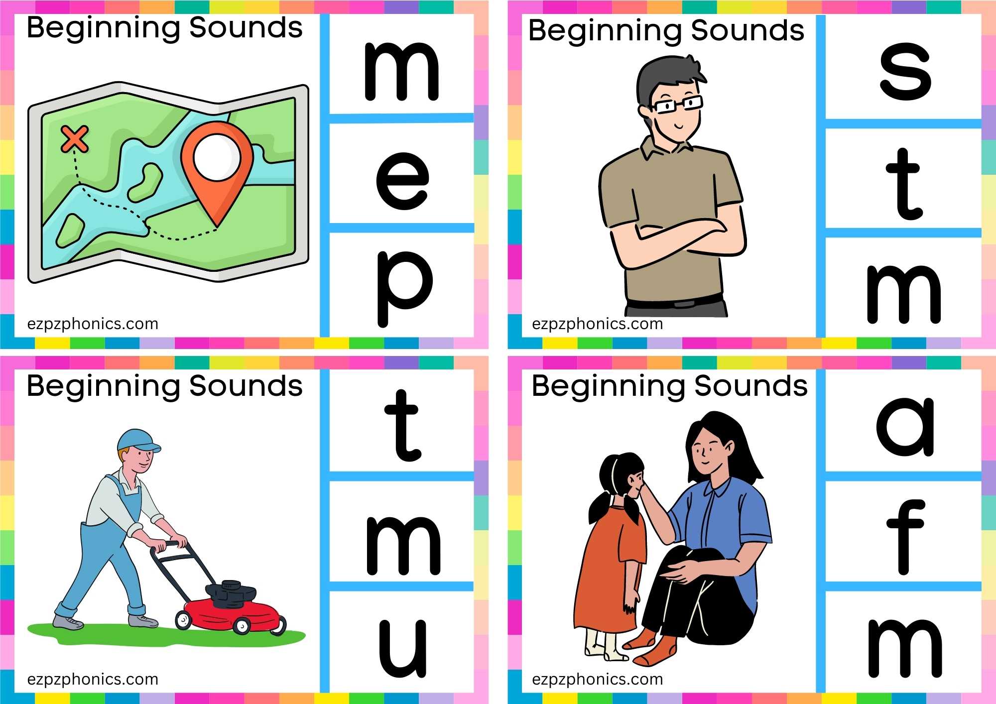 Letter M Look At The Image And Clip The Correct Letter Clip Group 1 ...