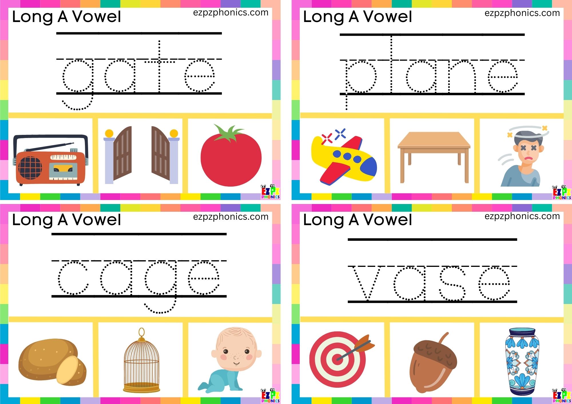 A_E WORDS LONG A - ezpzphonics.com