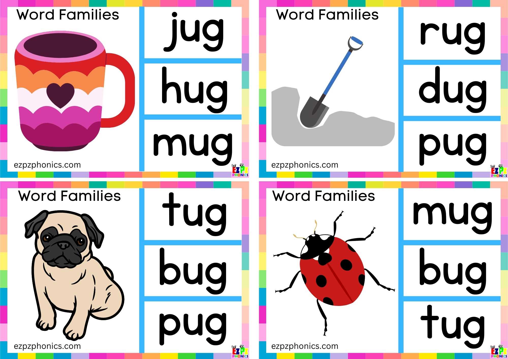 ug Word Family - ezpzphonics.com
